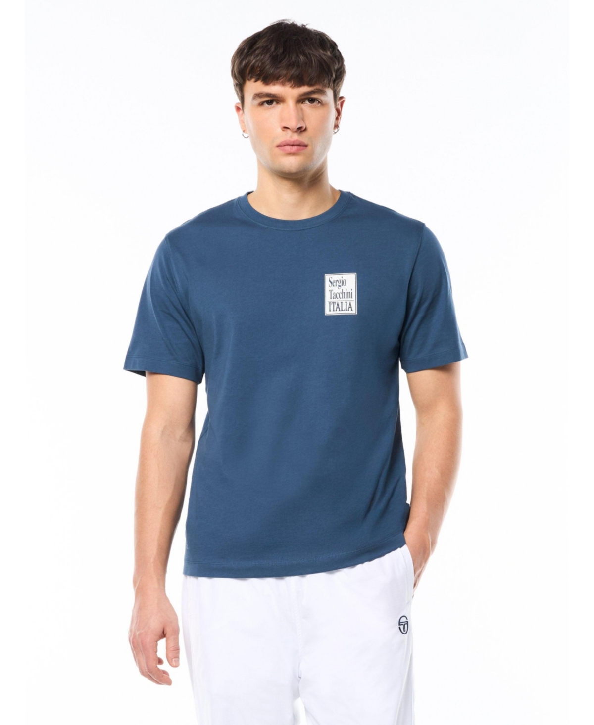Click here for Sergio Tacchini Mens Italia T-Shirt - Key largo prices