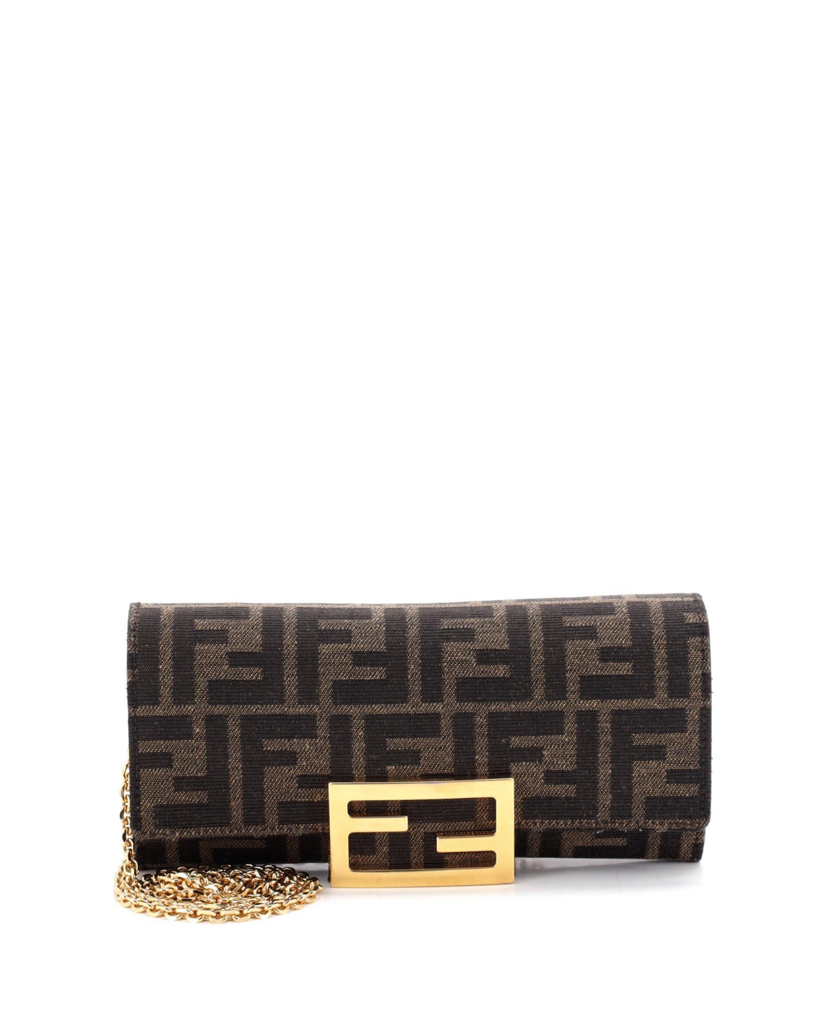 Click here for Pre-Owned Fendi Baguette Continental Wallet on Cha... prices