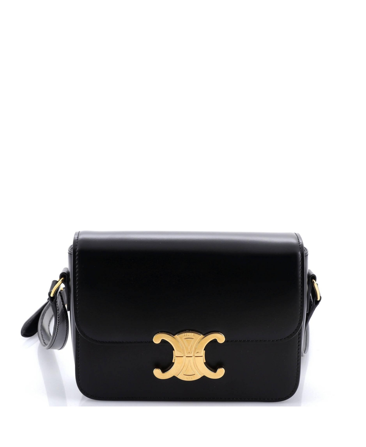 Click here for Pre-Owned Celine Teen Triomphe Shoulder Bag Smooth... prices