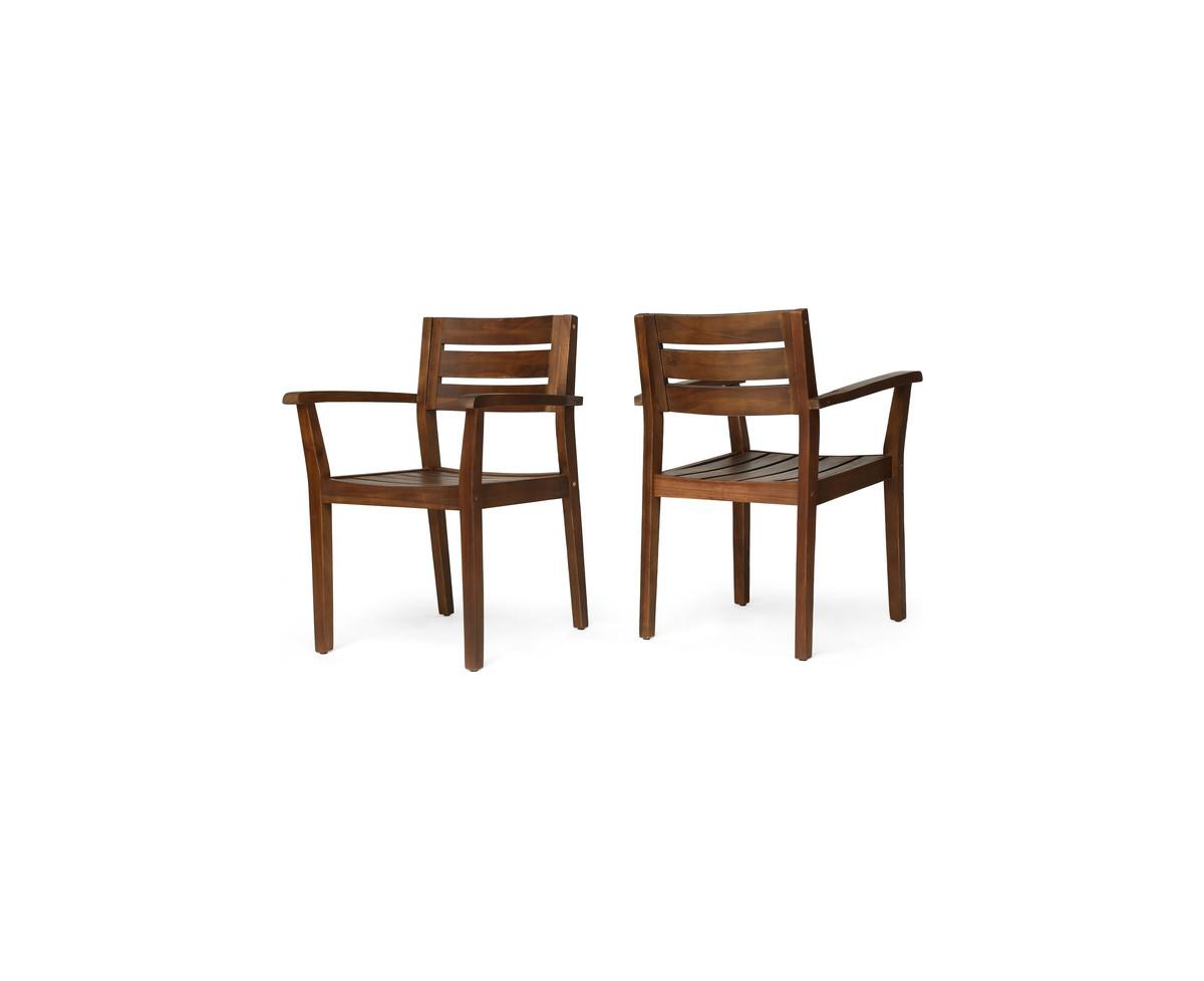 Click here for sumyeg Stamford Dining Chairs Set of 2  Acacia Woo... prices