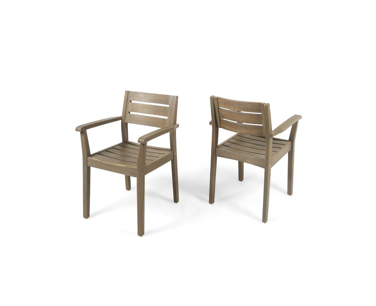 Click here for sumyeg Stamford Dining Chairs Set of 2  Acacia Woo... prices