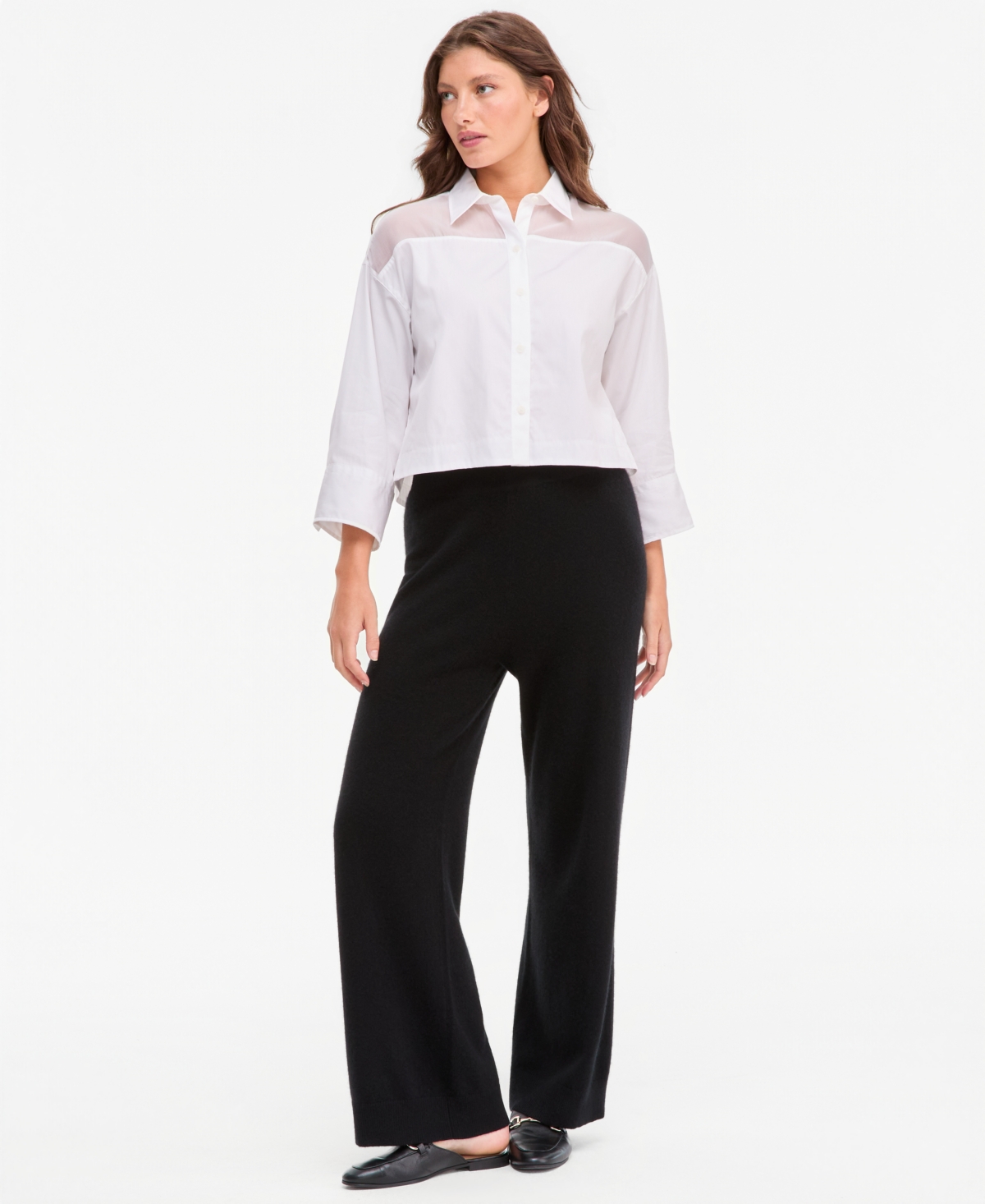 Click here for Charter Club Womens 100 Cashmere Pull-On Wide-Leg... prices