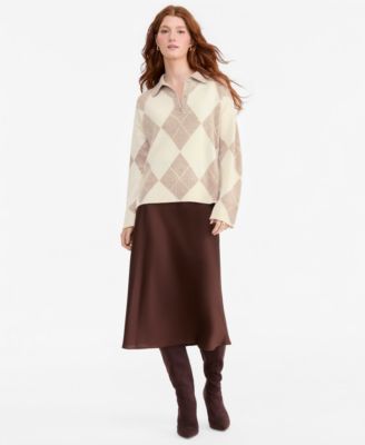 Click here for Charter Club Womens 100 Cashmere Argyle Oversized... prices