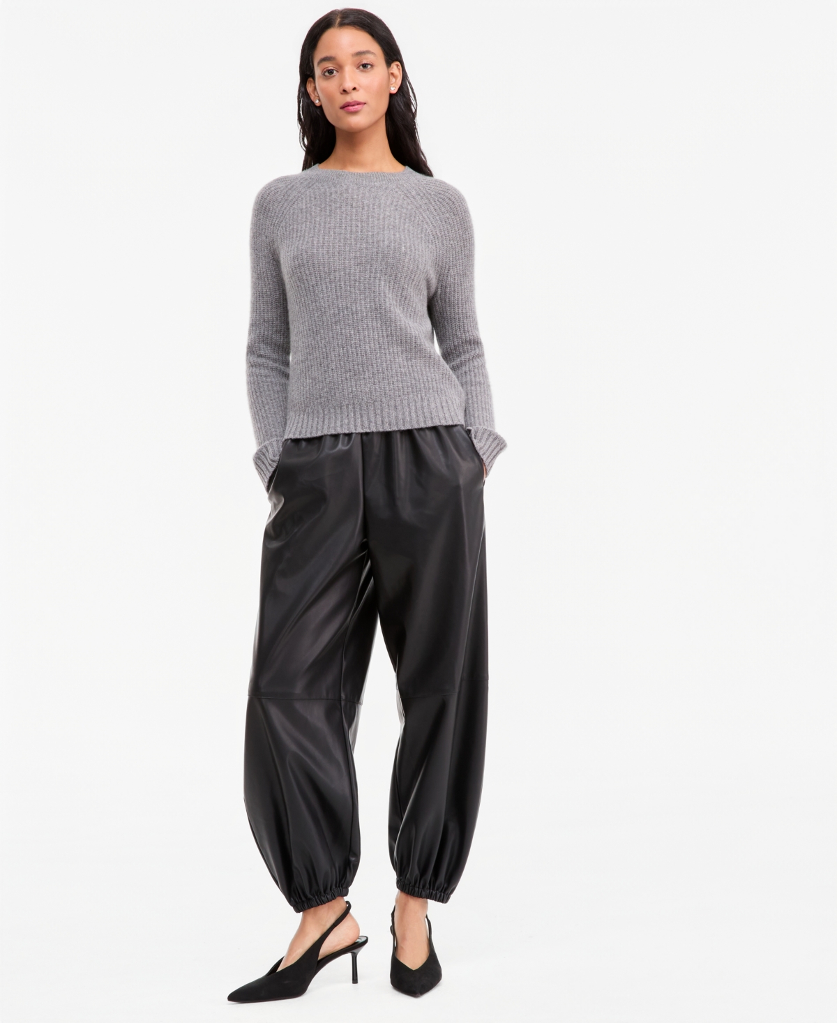 Click here for Charter Club Womens 100 Cashmere Shaker Stitch Cre... prices