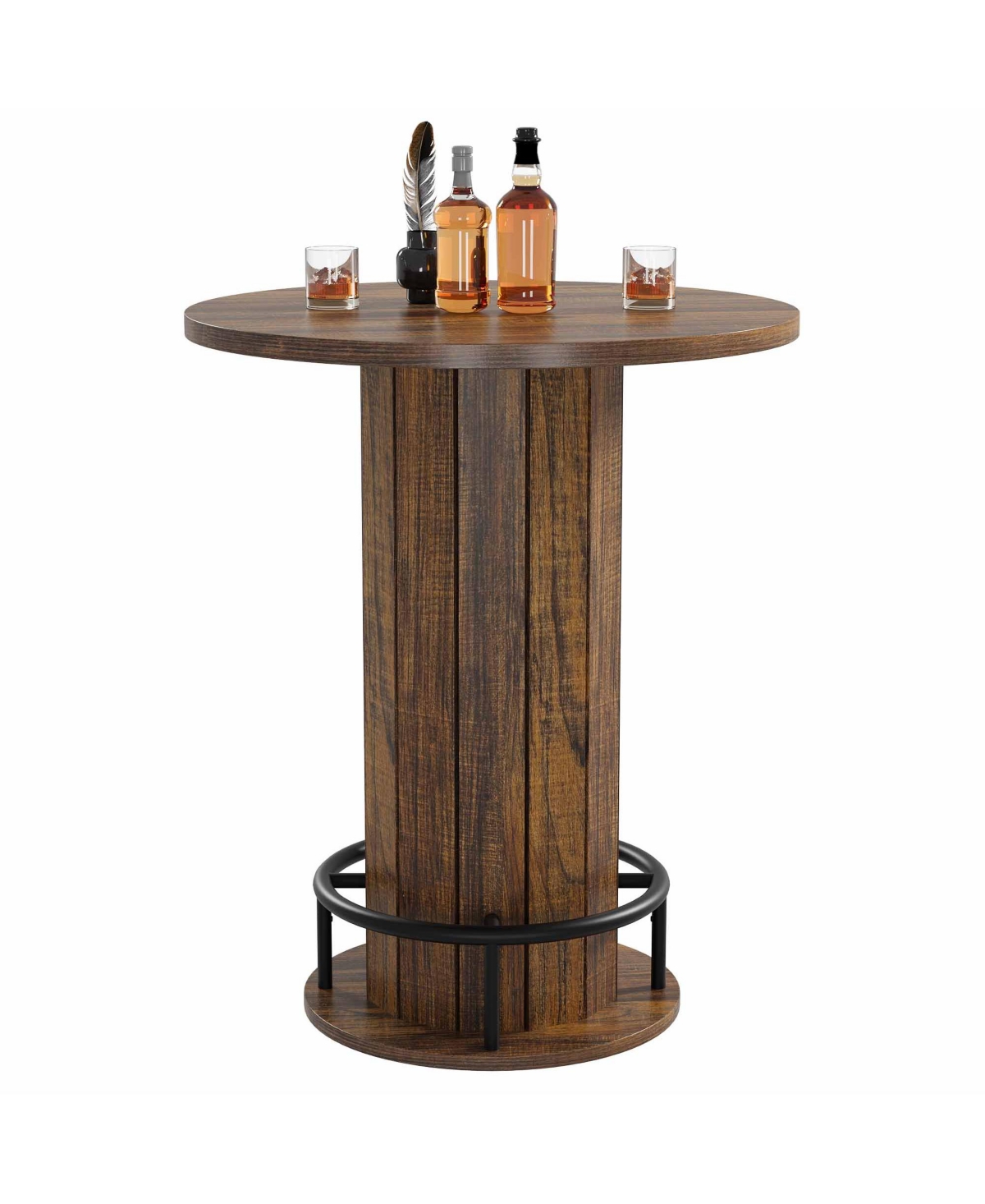 Click here for gaomon Round Bar Table  for Dining Coffee Cocktail... prices