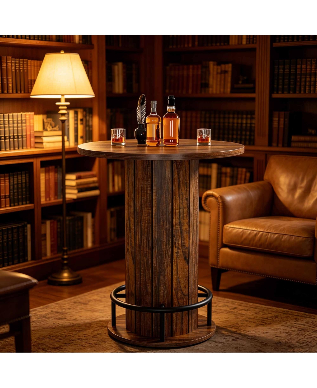 Click here for gaomon Round Bar Table  for Dining Coffee Cocktail... prices