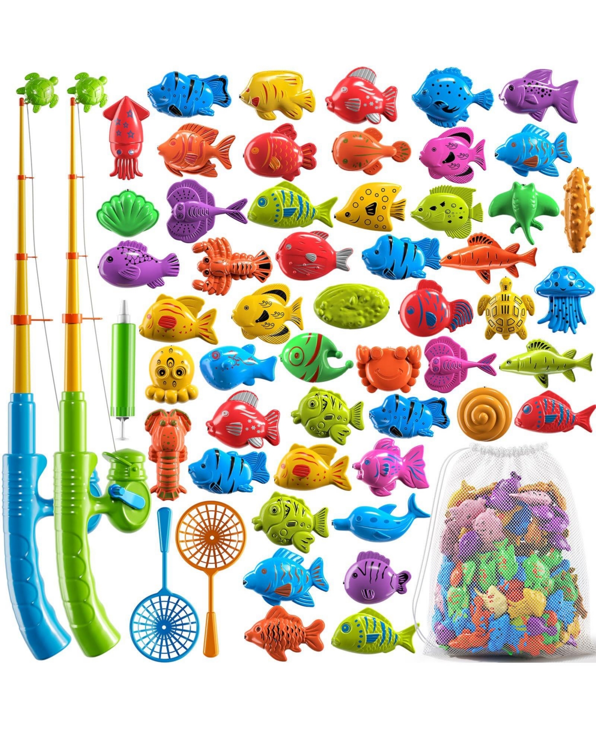 Click here for Gnuadz 51 Magnetic Fishing Toy Pool Bathtub Game R... prices