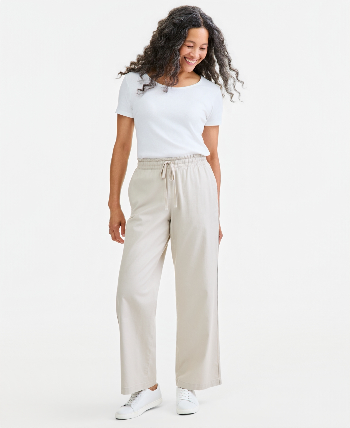 Click here for Style & Co Womens Wide-Leg Pull-On Pants  Macys Ex... prices
