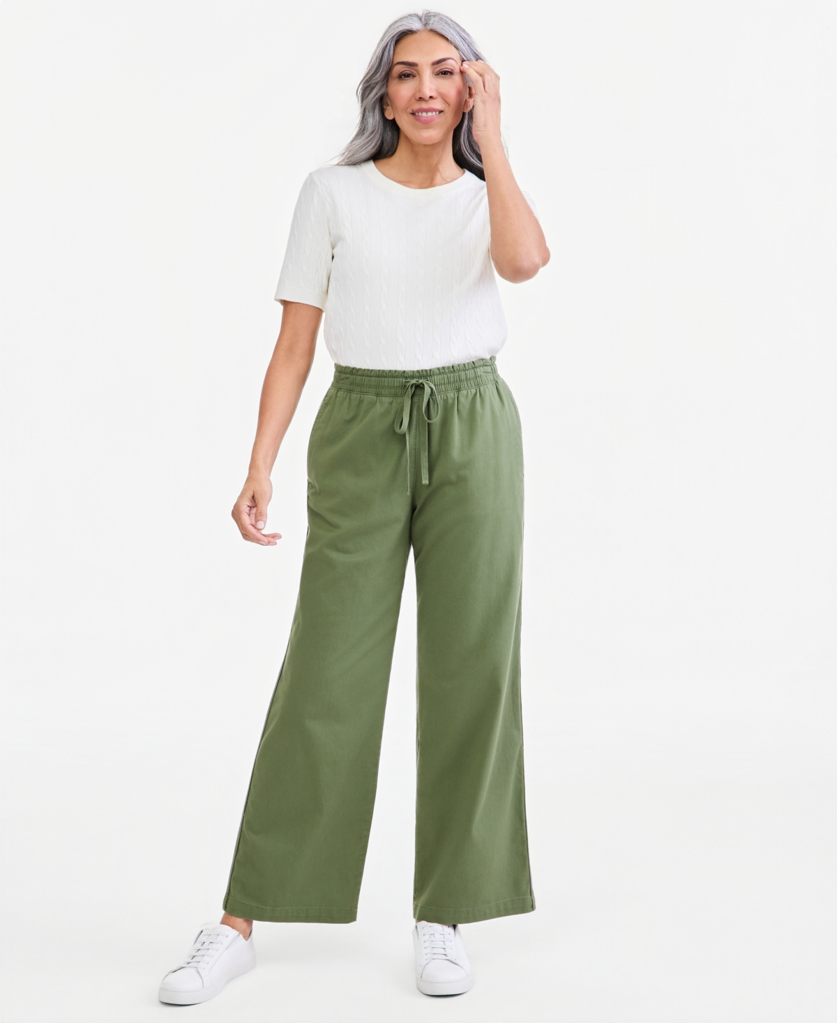 Click here for Style & Co Womens Wide-Leg Pull-On Pants  Macys Ex... prices