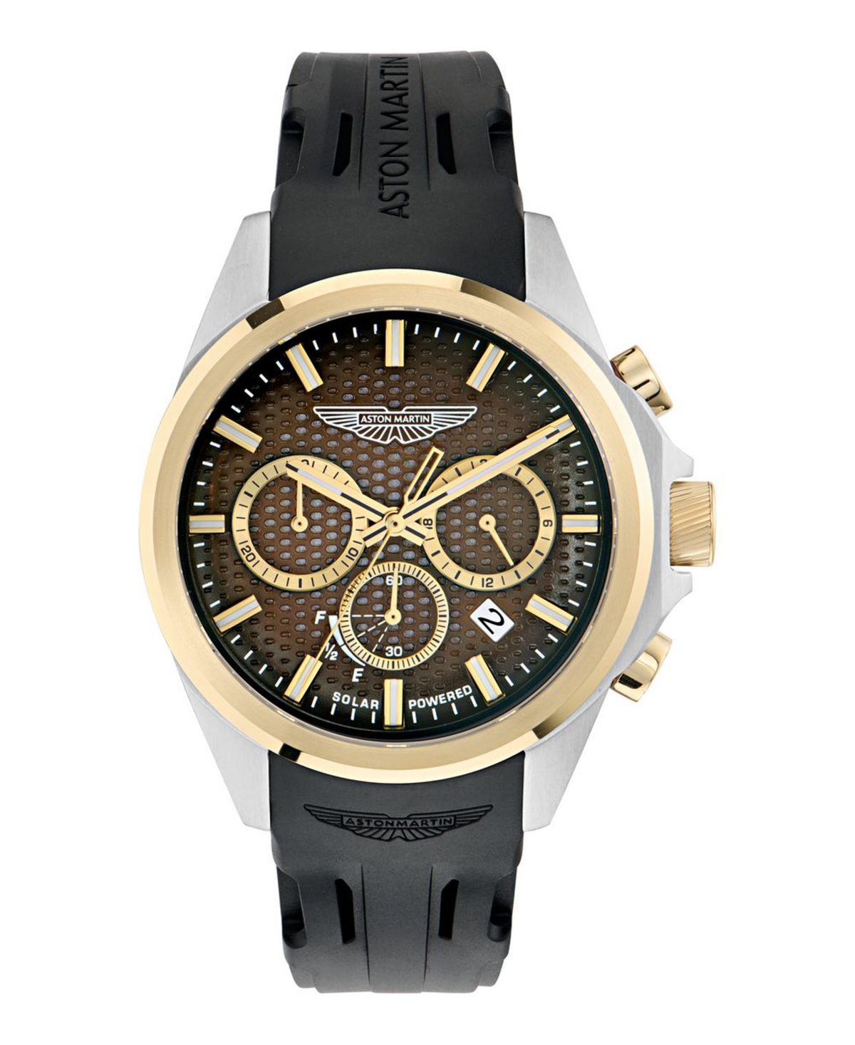 Click here for Aston Martin F1 Mens Quartz Brown Guilloche Silico... prices