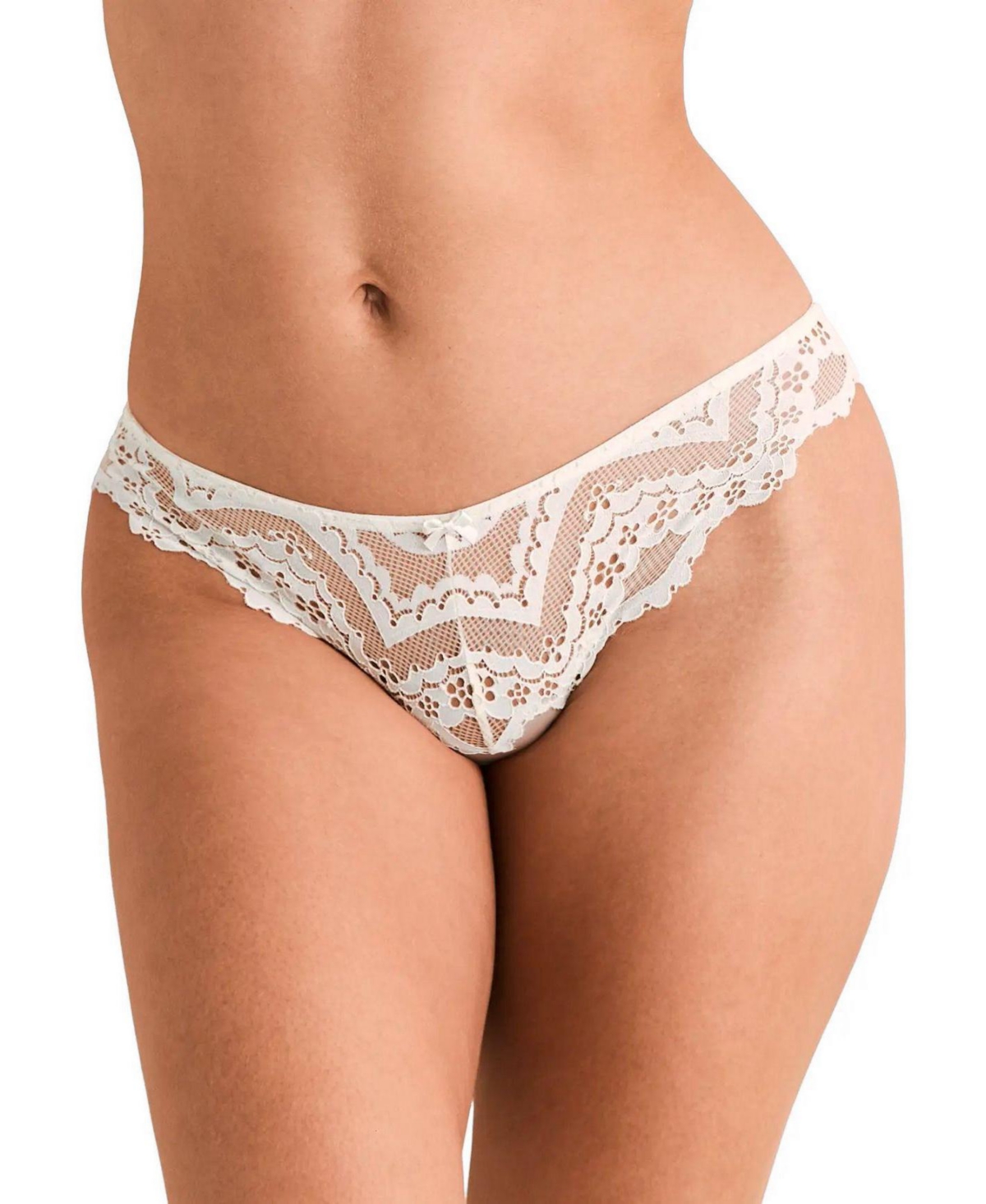 Click here for Adore Me Womens Farrah Bikini Panty - Light white prices