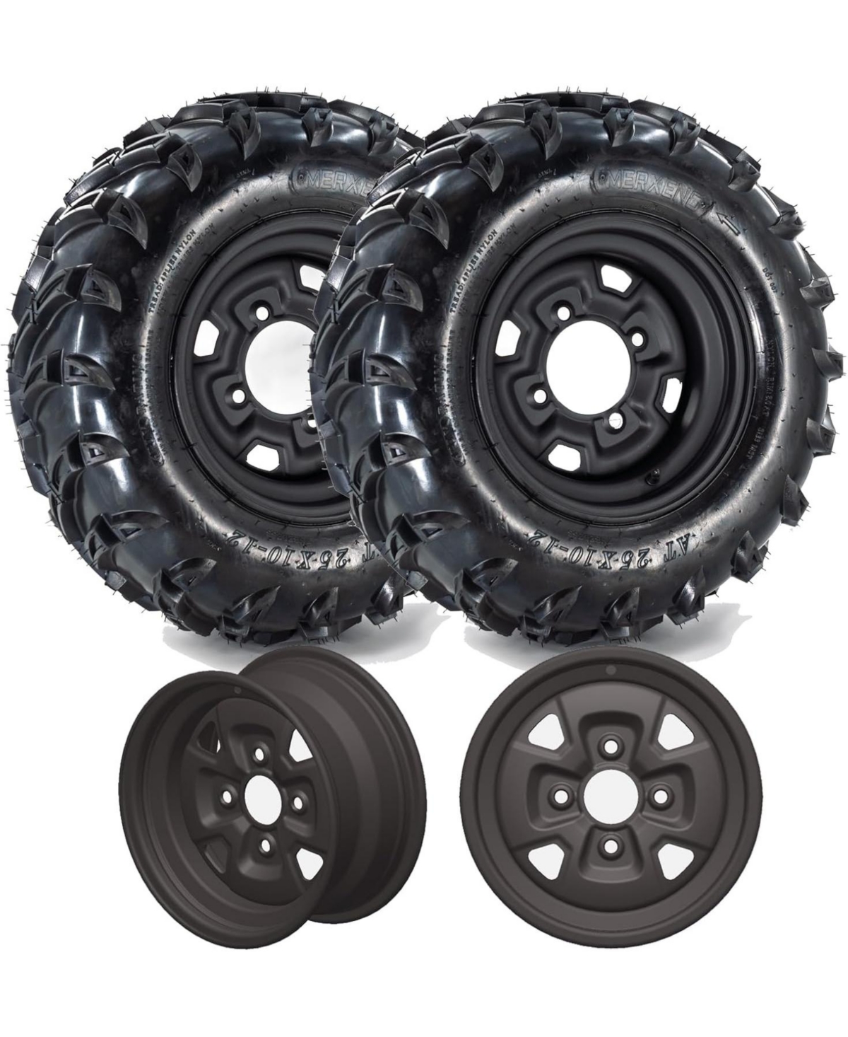 Click here for gaomon Atv Tires with Matte Black Wheels 6-Ply All... prices
