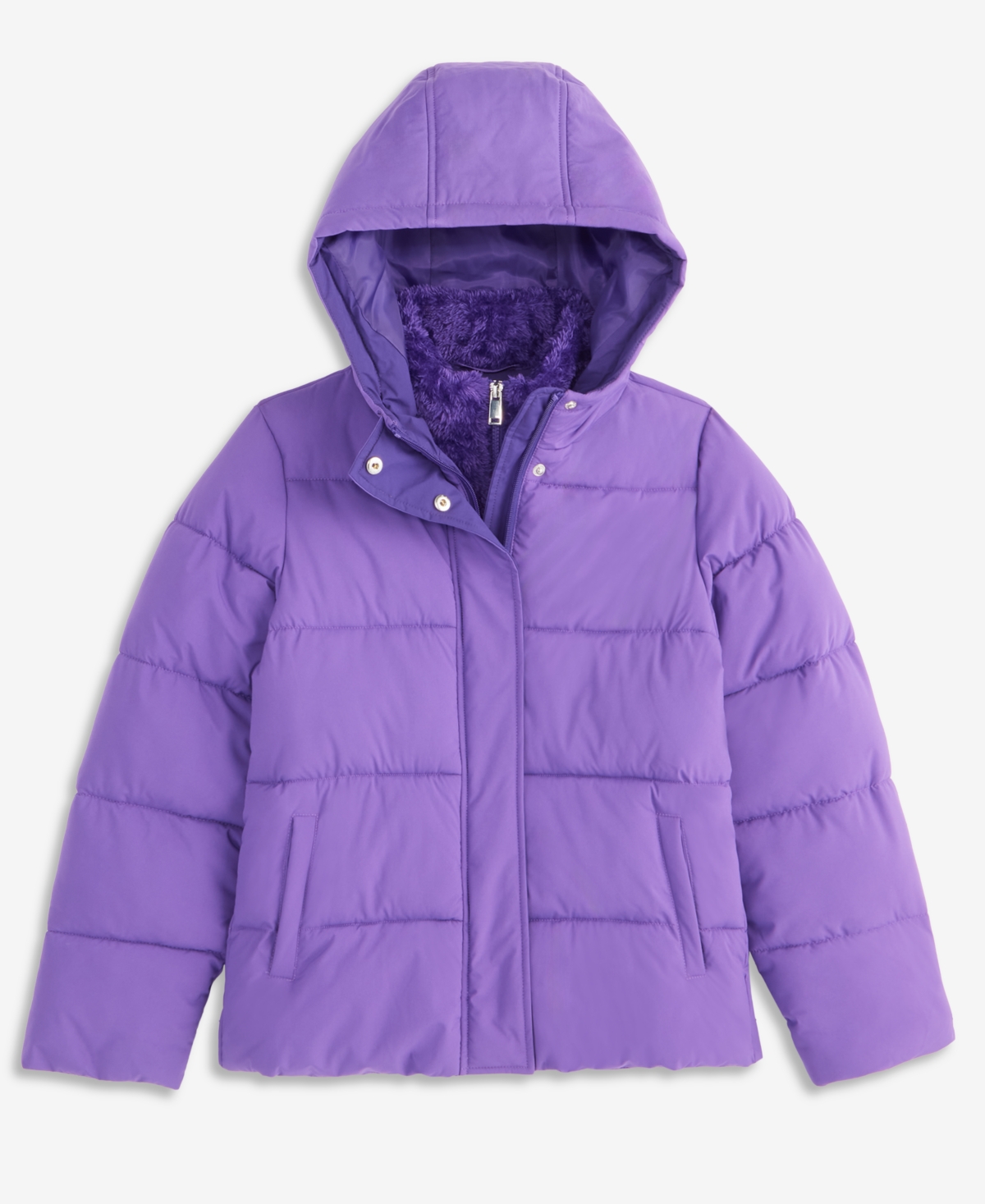 Click here for S Rothschild & Co Girls 6-16 Contrast-Vestee Hoode... prices