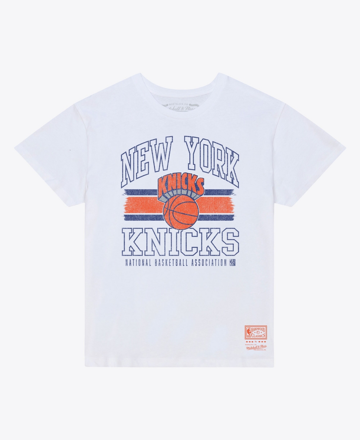 Click here for Mitchell & Ness Womens White New York Knicks Strip... prices