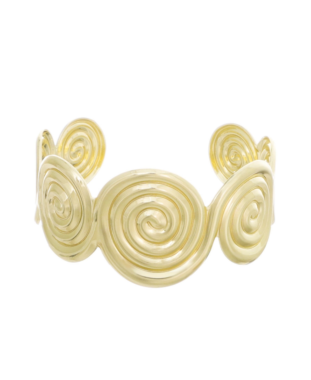 Click here for Adornia Gold-Plated Swirl Cuff Bracelet - Gold prices