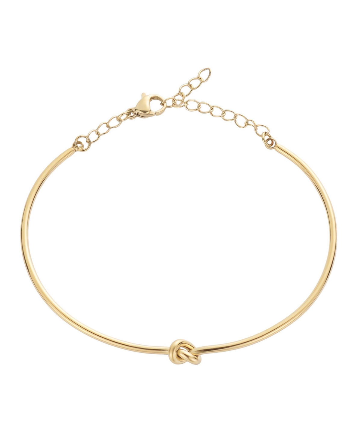 Click here for Adornia Tarnish Resistant Gold Knot Cuff Adjustabl... prices
