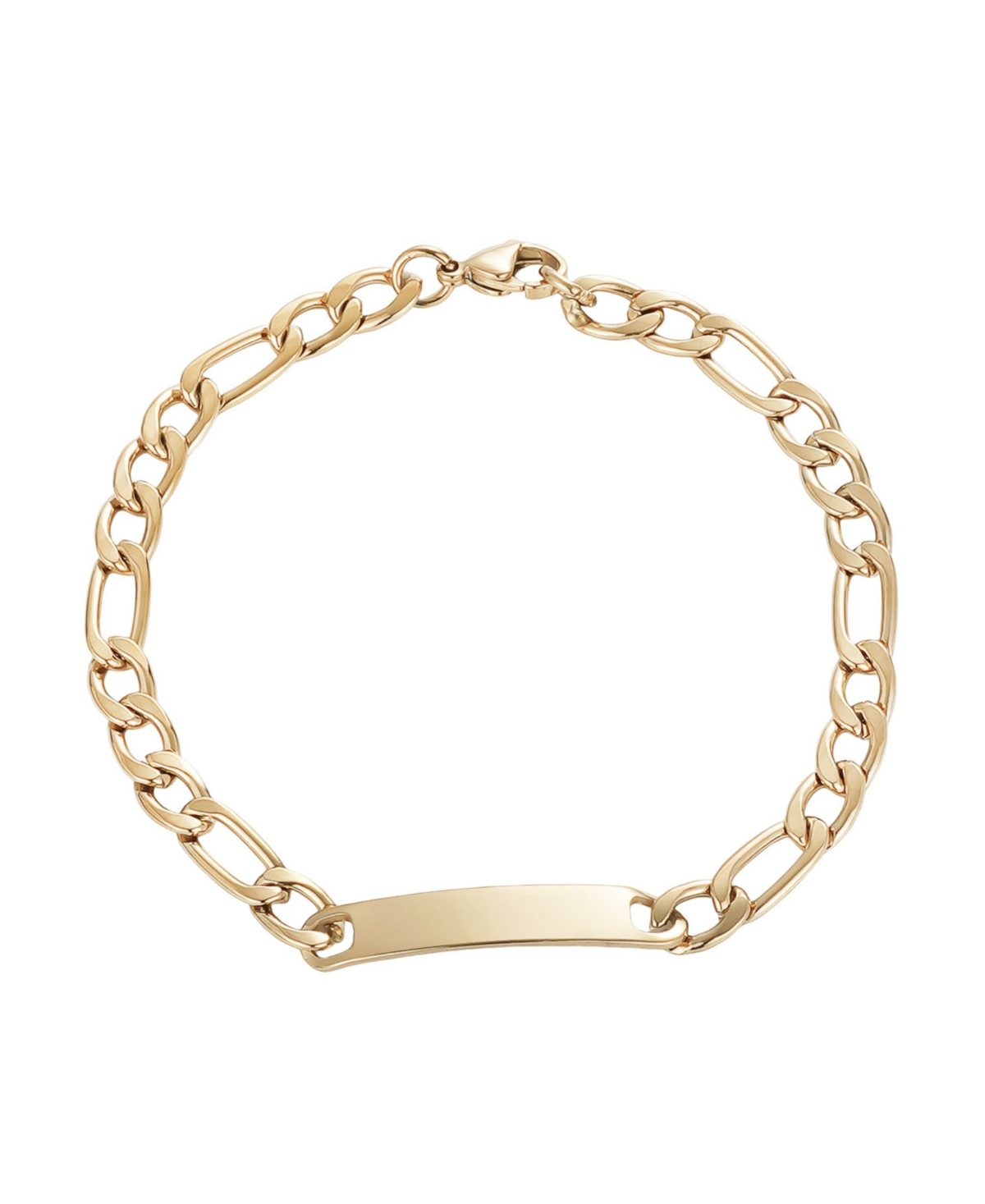 Click here for Adornia Mens Tarnish Resistant Gold Figaro Id Brac... prices
