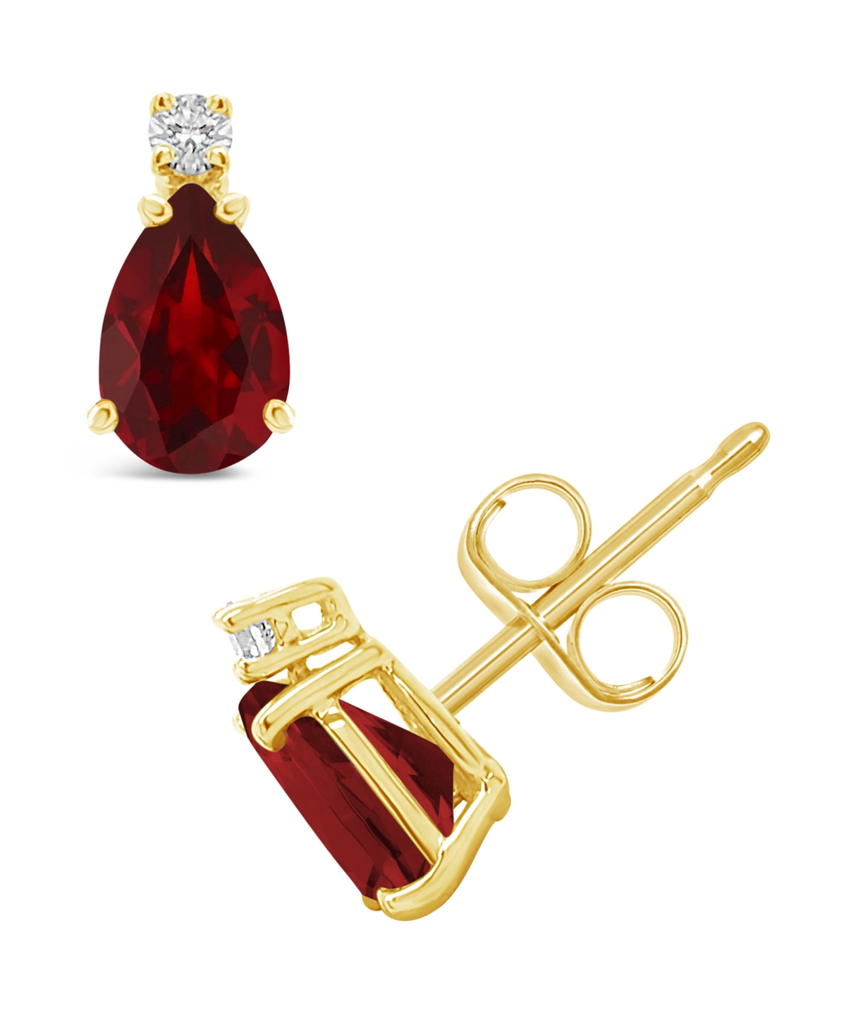 Click here for Garnet (1 ct.t.w) and Diamond Accent in 14K Yellow... prices