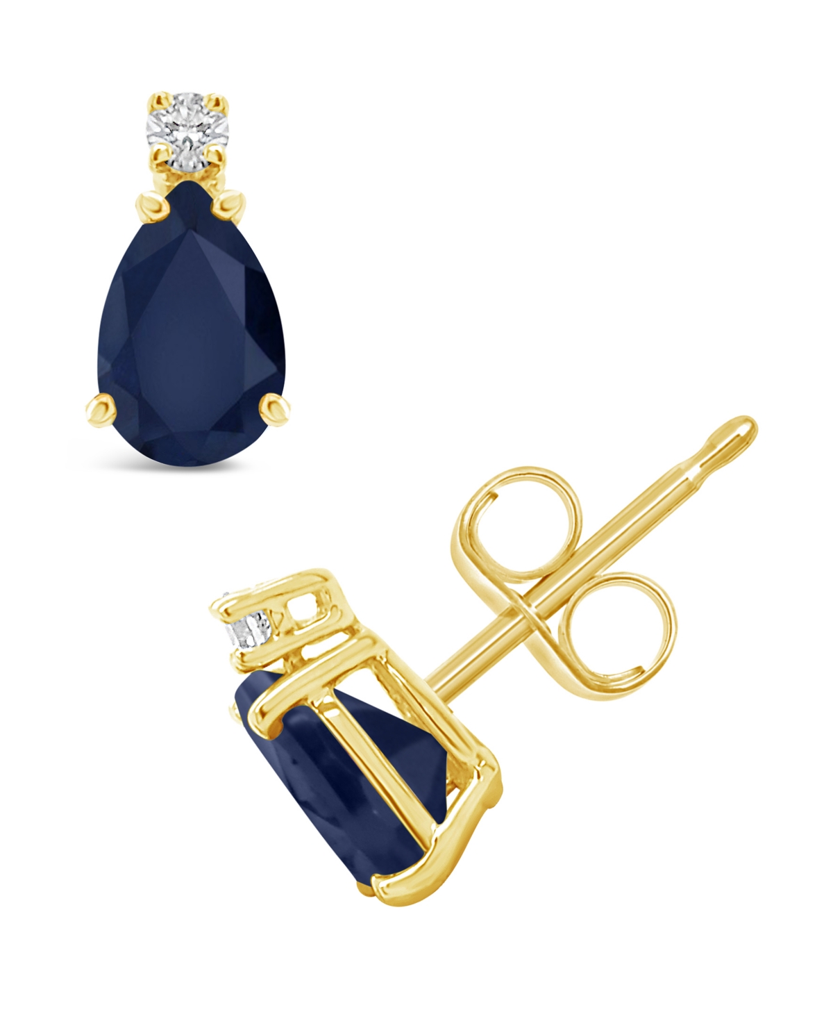 Click here for Sapphire (1 ct. t.w.) & Diamond Accent Stud Earrin... prices