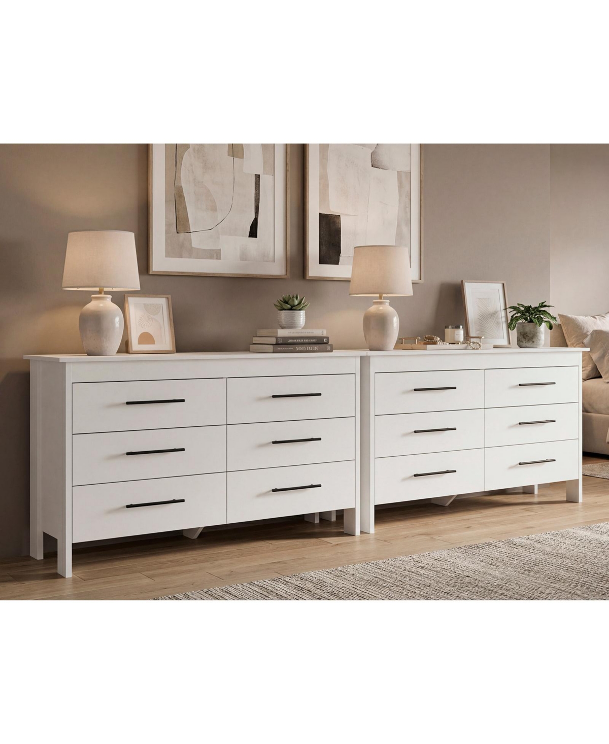Click here for Fm Furniture Anson Set of 2 Dressers â Modern Be... prices