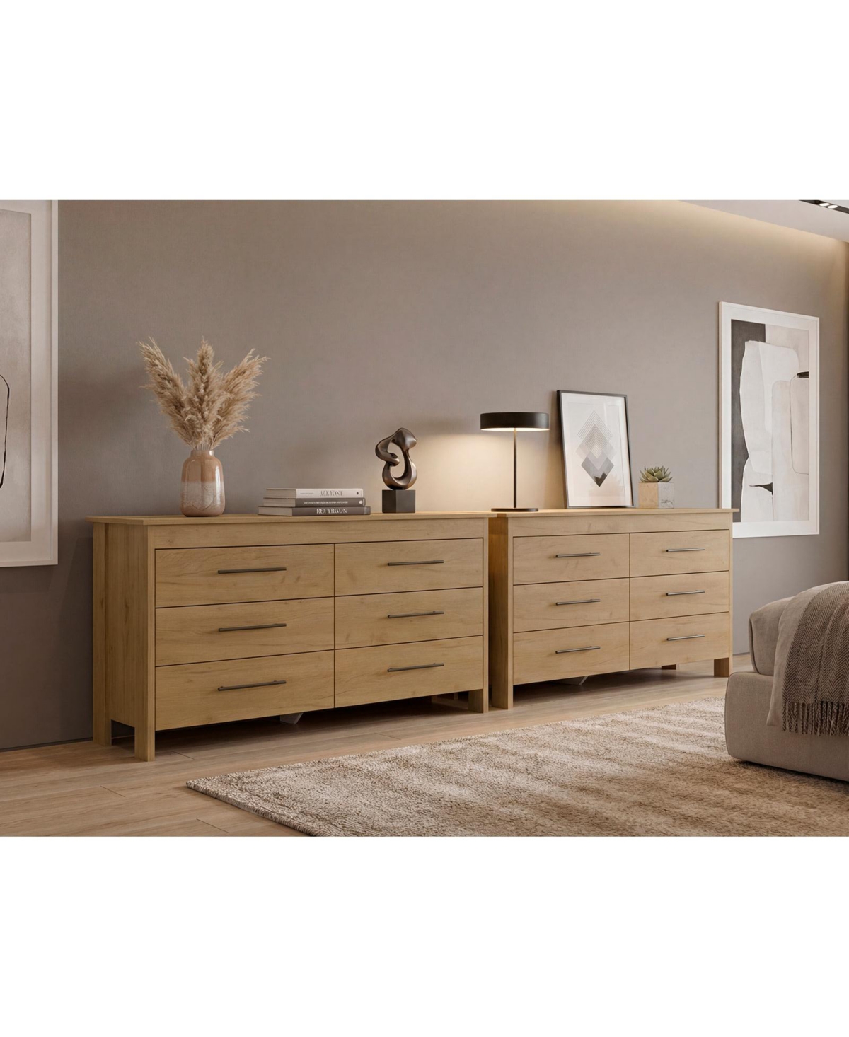 Click here for Fm Furniture Anson Set of 2 Dressers â Modern Be... prices