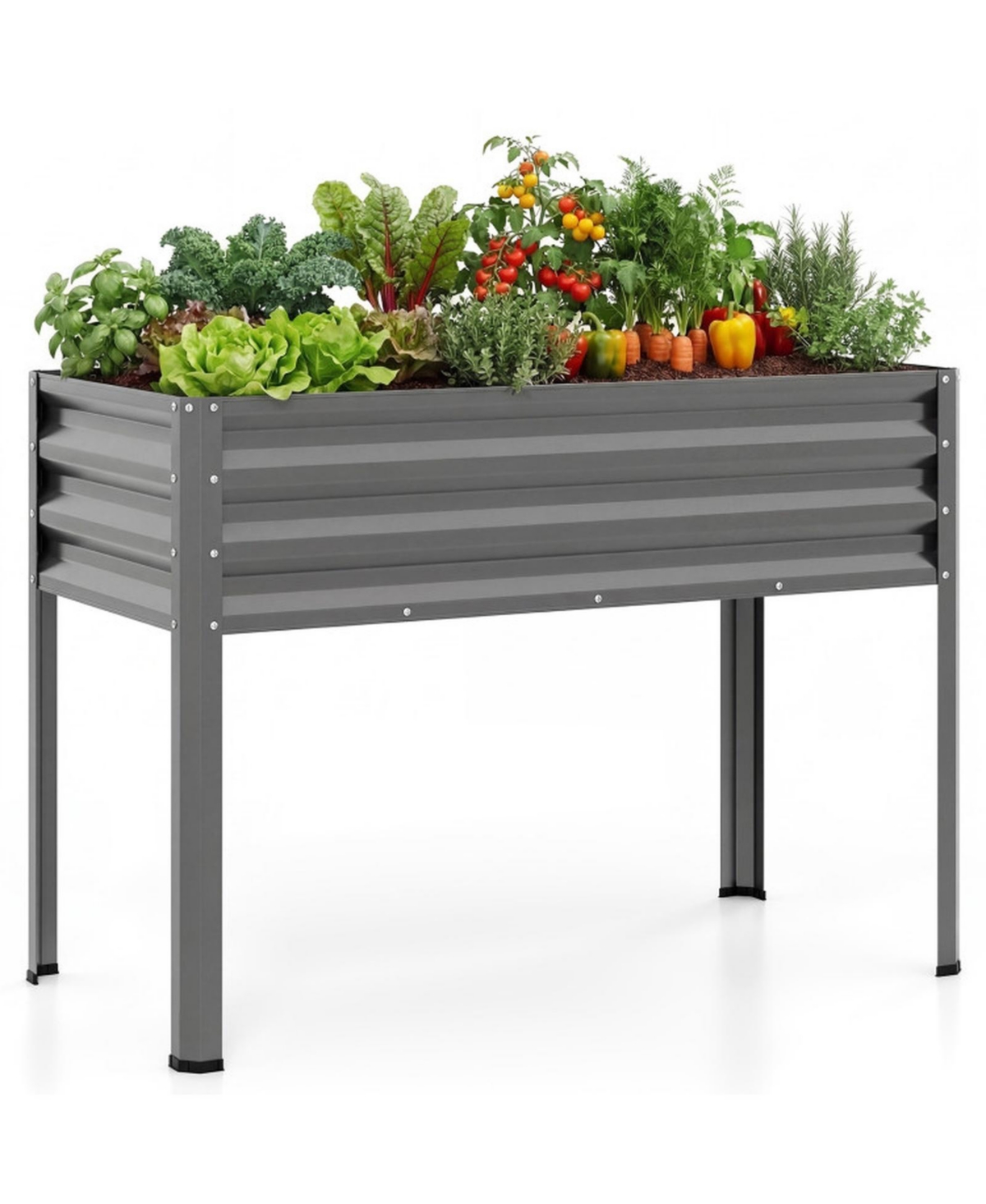 Click here for Gouun Large Elevated Metal Raised Garden Bed with... prices