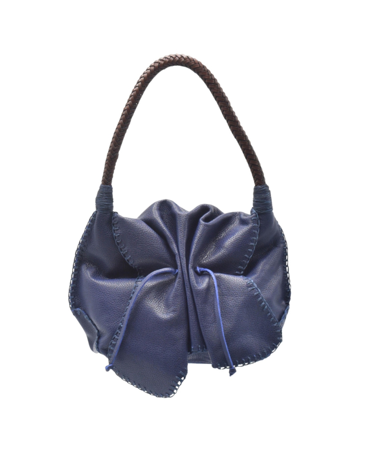 Click here for Carlos Falchi Shoulder Butterfly Leather Bag - Nav... prices