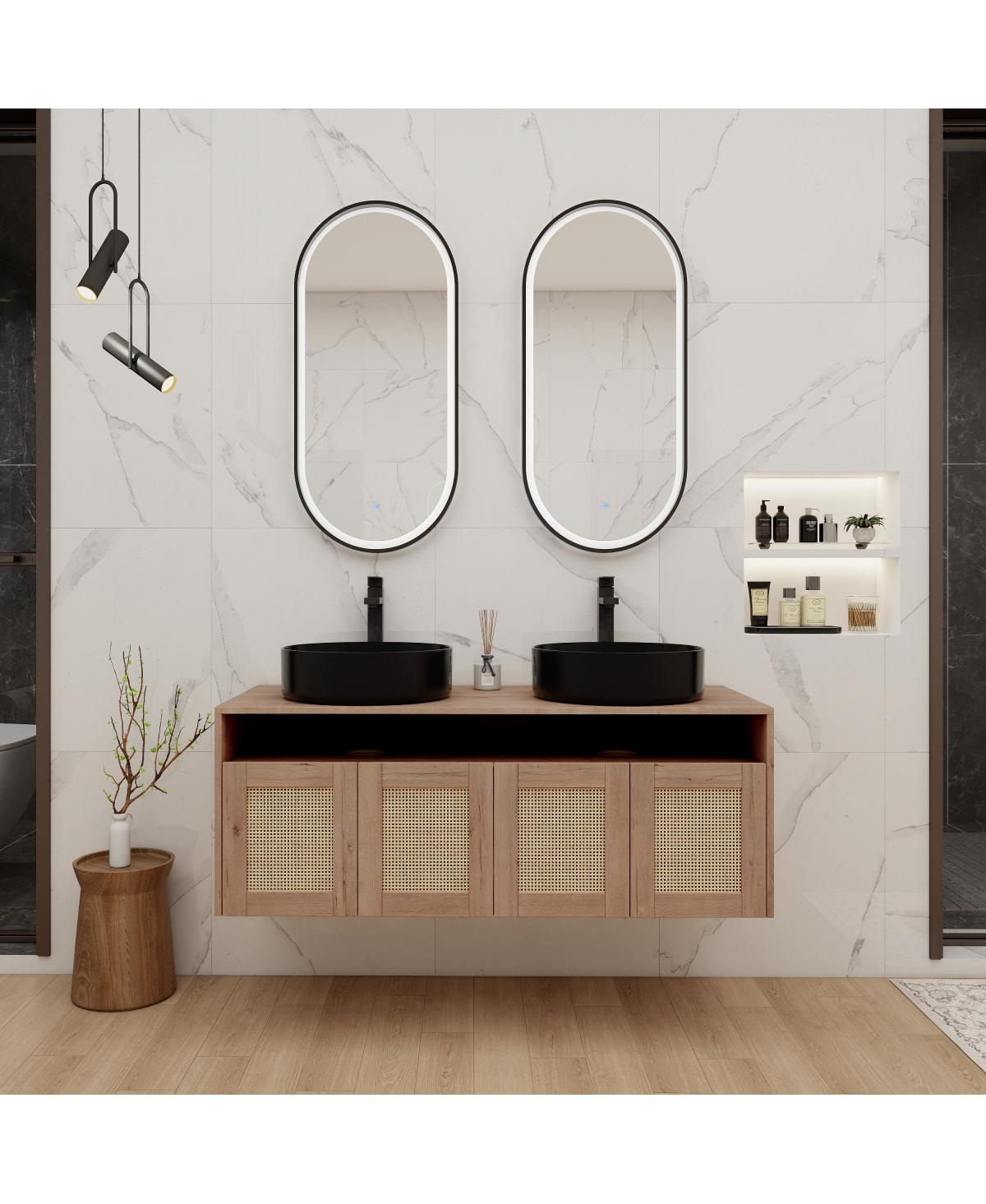 Click here for Sillysis Wall Mounted Double Bathroom Vanity  Mode... prices