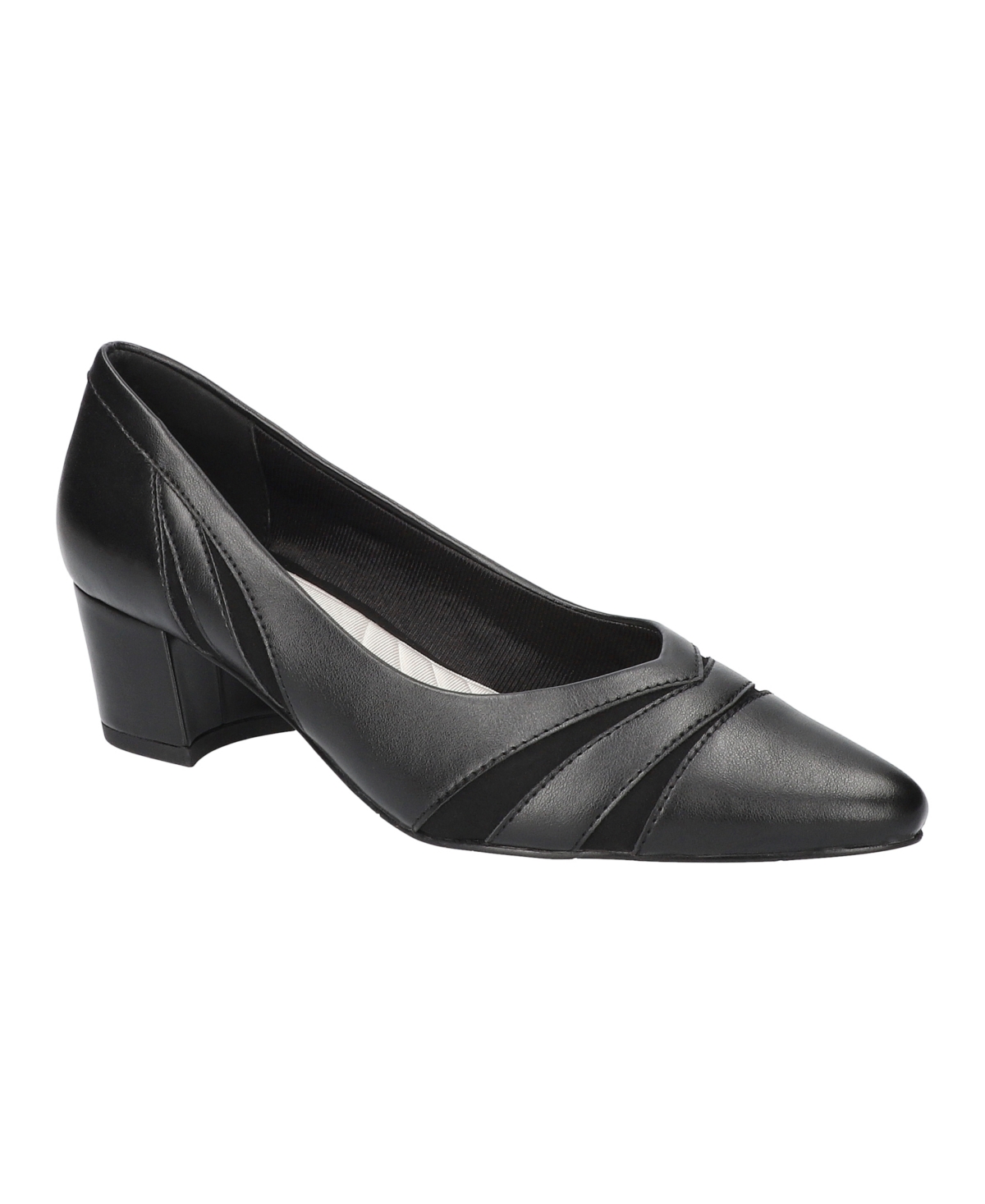 Click here for Easy Street Womens Lizbeth Slip-On Pumps - Black-L... prices