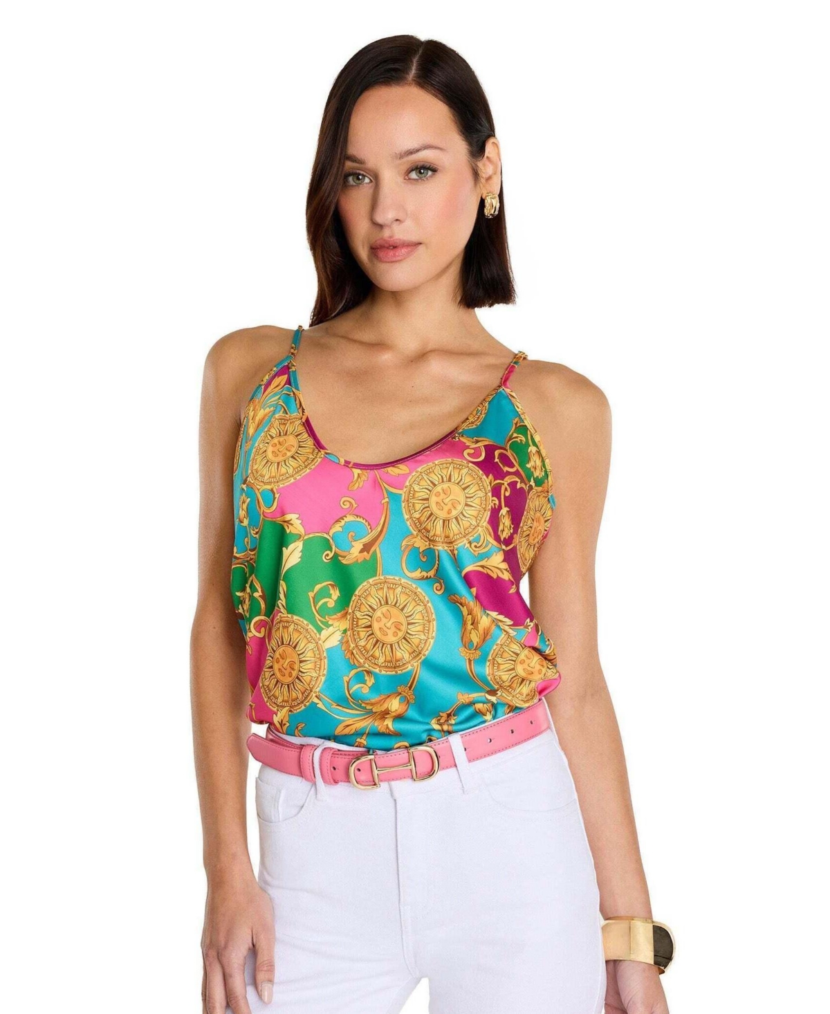 Click here for The Noli Shop Womens Yara Silk Camisole - Dolce su... prices