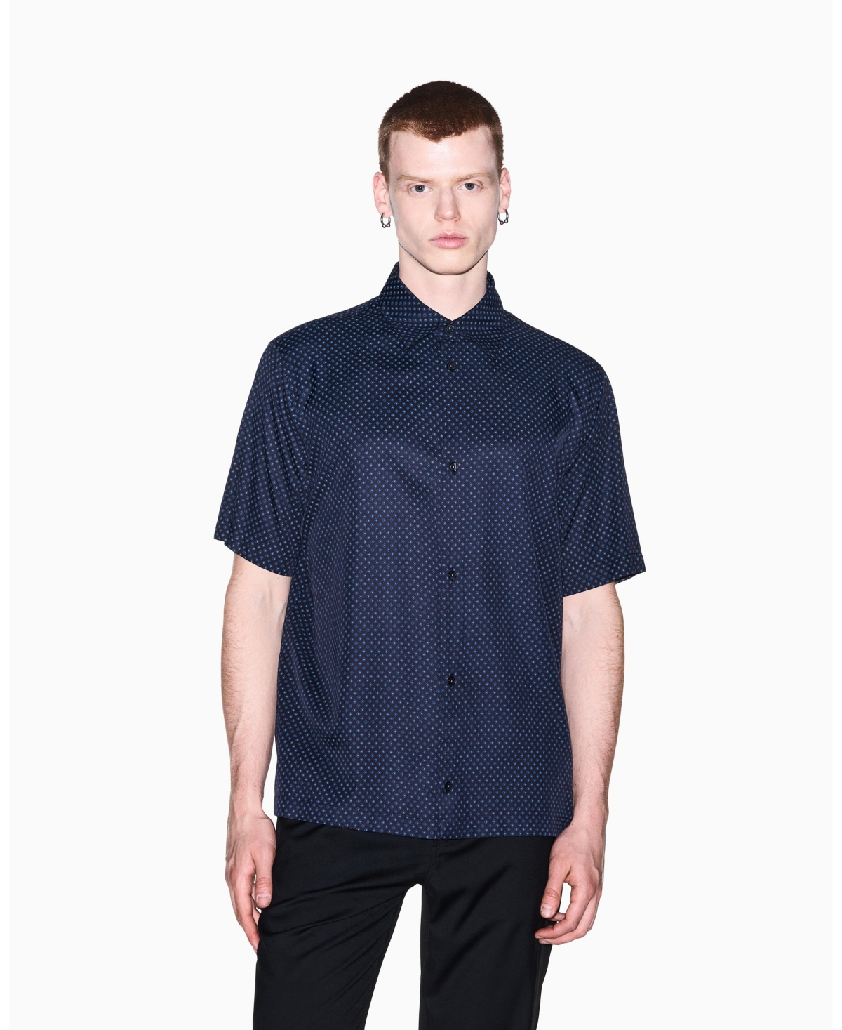 Click here for A|X Armani Exchange Mens Viscose All Over Logo Wov... prices