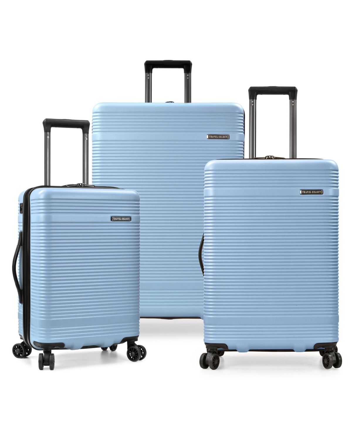 Click here for Jaylen 3 Piece Hardside Spinners Set - Light Blue prices
