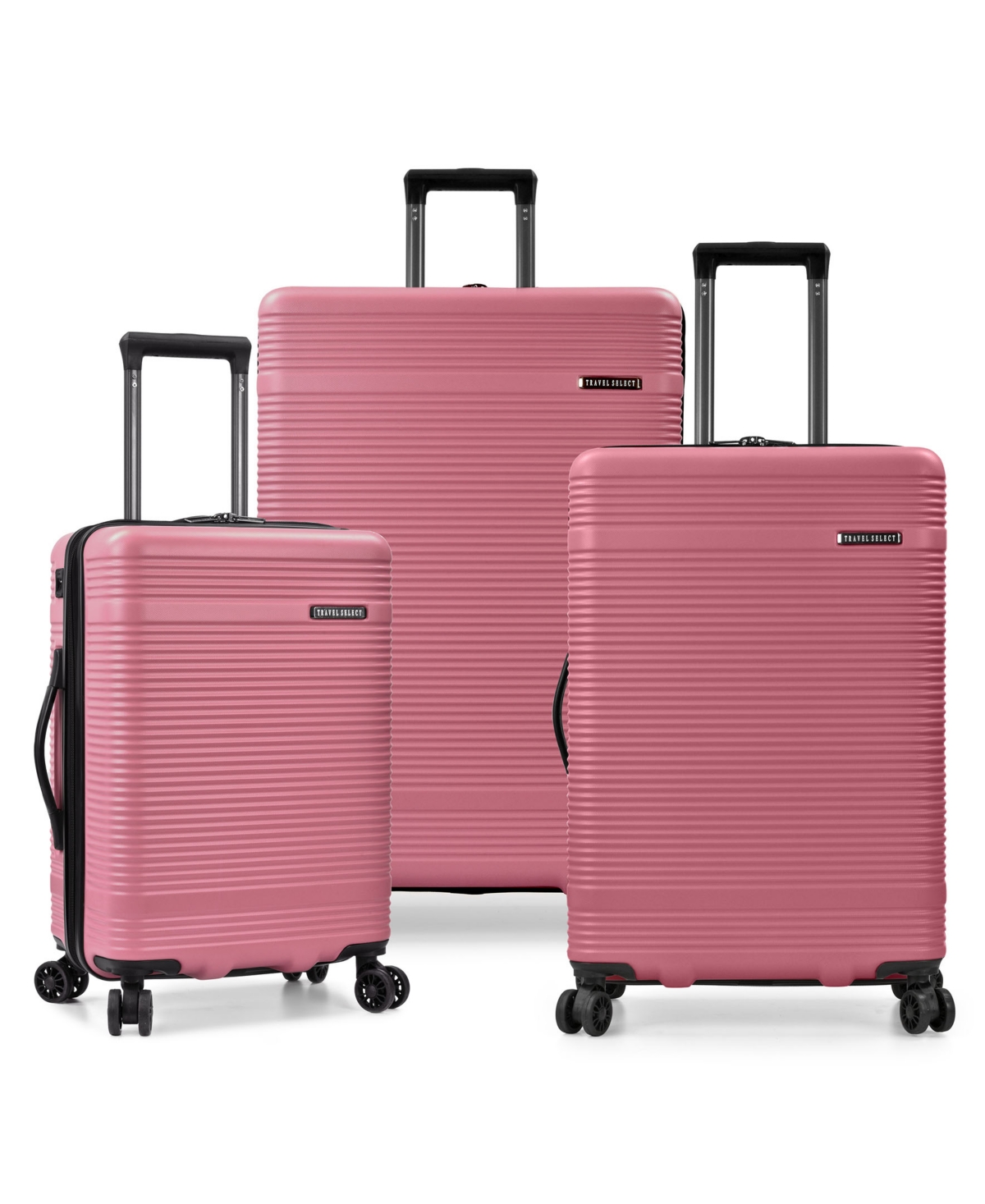 Click here for Jaylen 3 Piece Hardside Spinners Set - Pink prices
