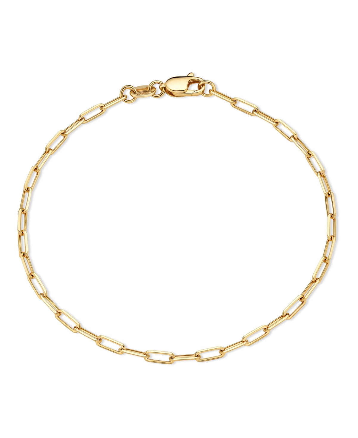 Click here for Devata 2.2mm Paperclip Chain Bracelet in 14K Gold... prices