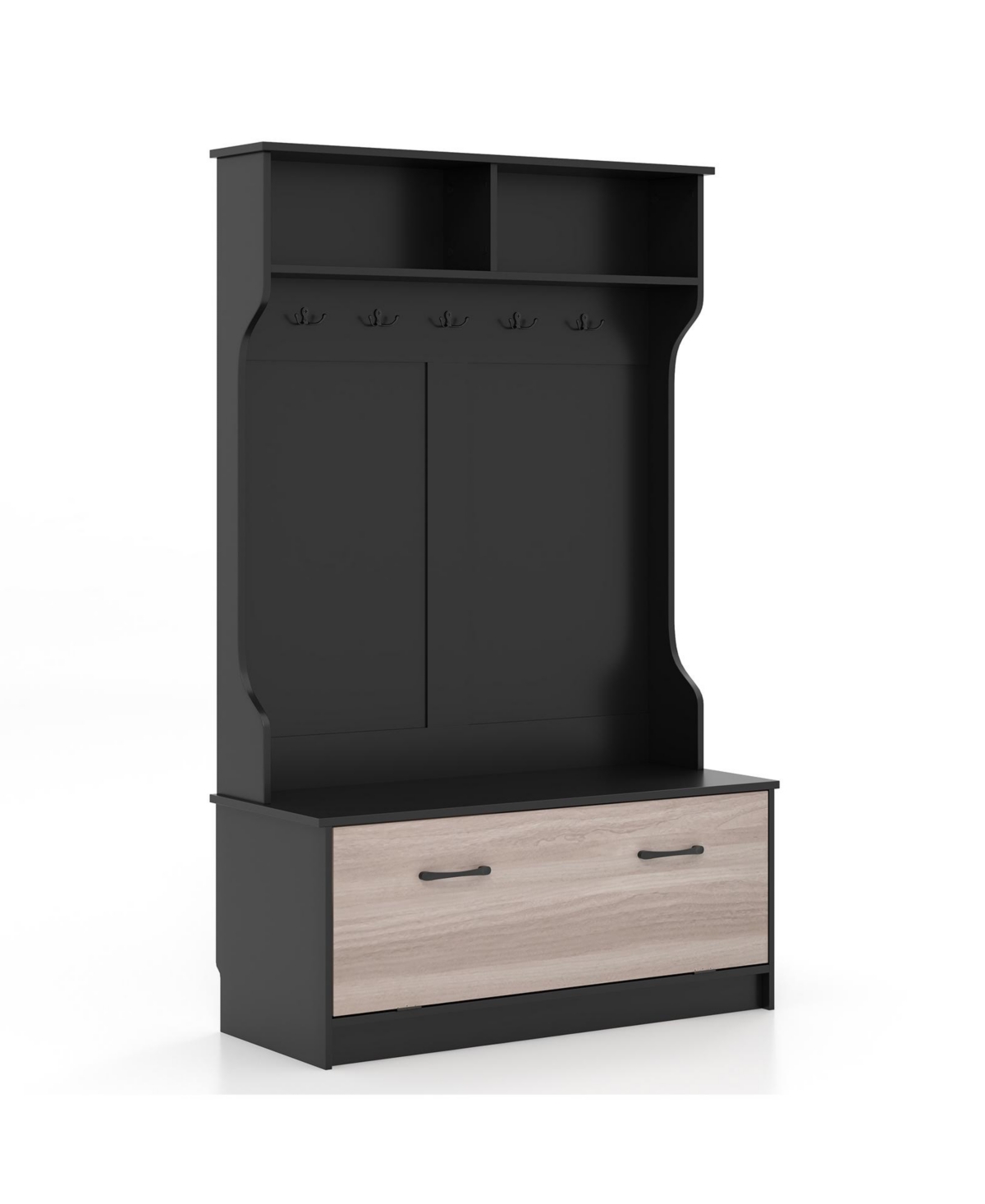 Click here for Gouun 3-in-1 Hall Tree with Bench  5 Double Hooks... prices