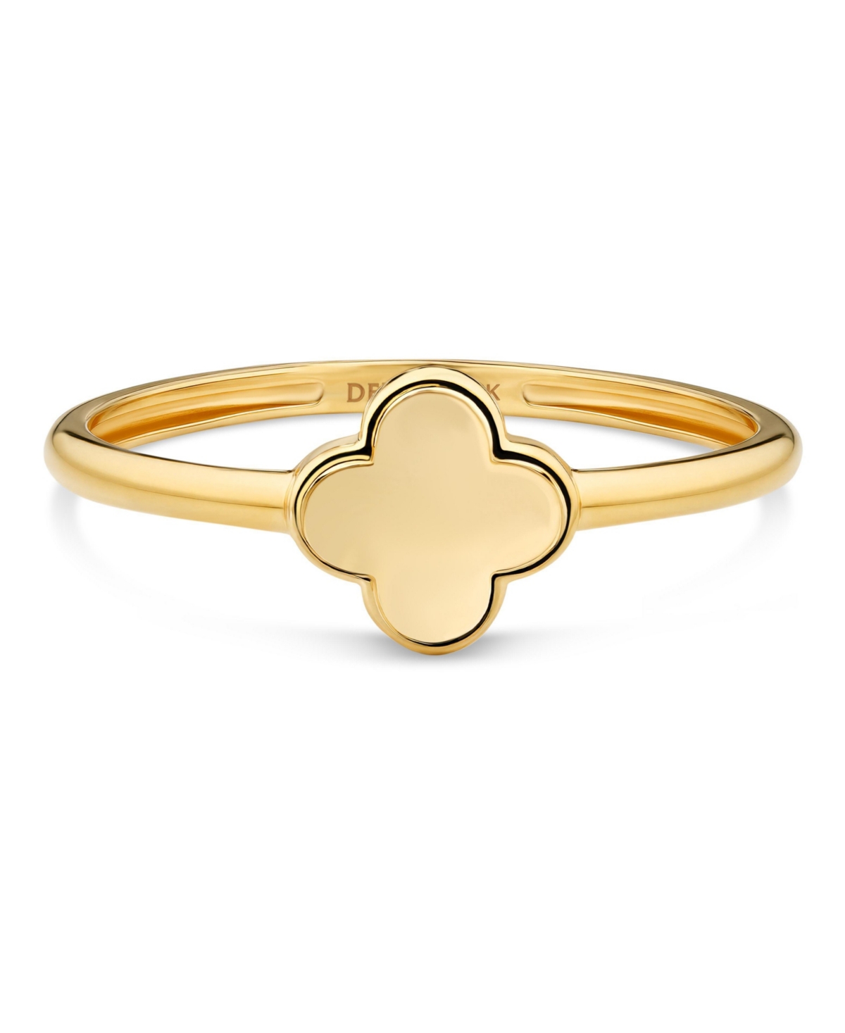 Click here for Devata Clover Ring in 14K Gold - Gold prices