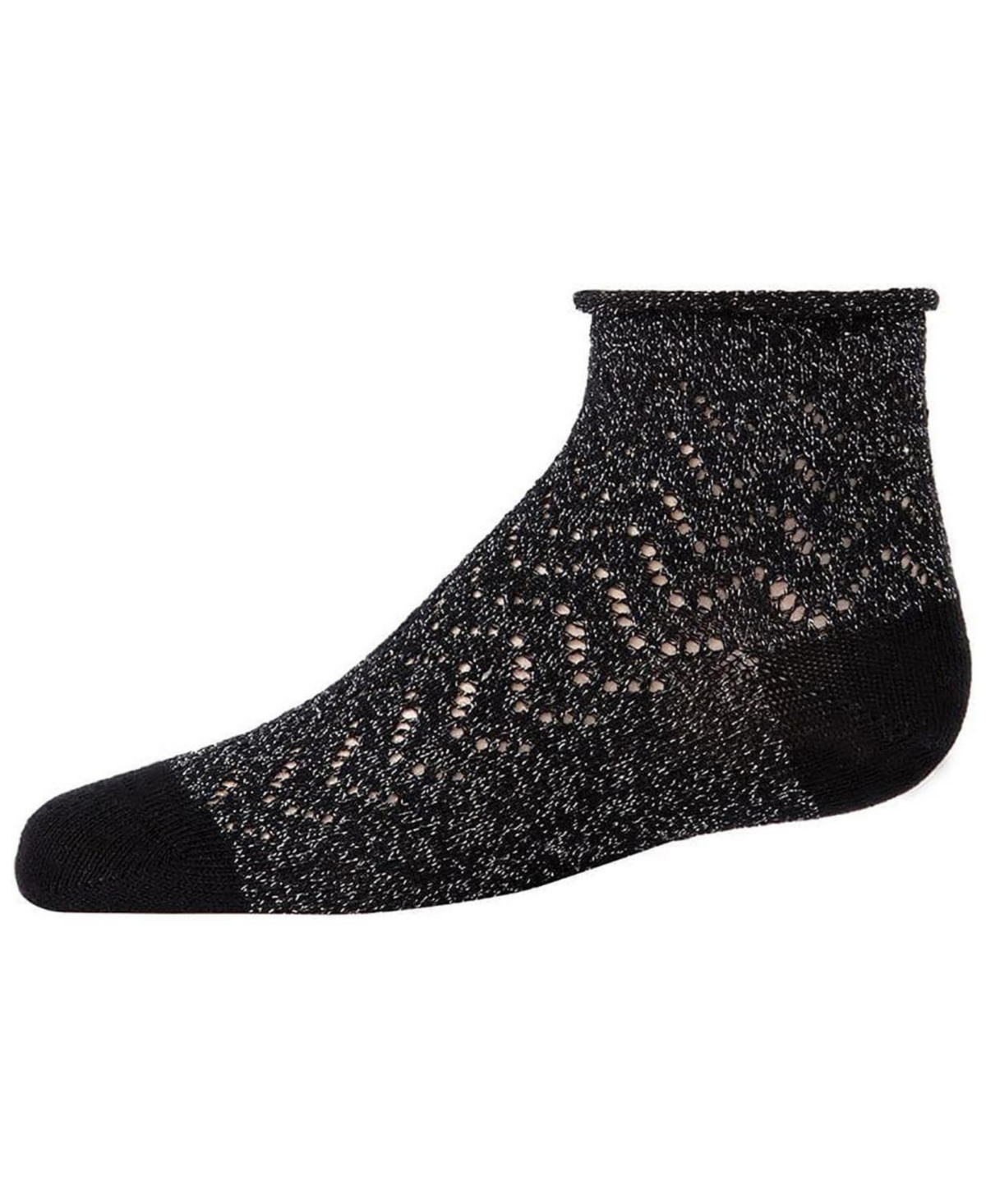 Click here for MeMoi Kids Fuzzy Shimmer Cotton Blend Anklet Socks... prices