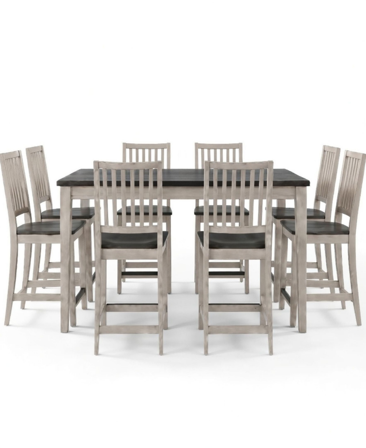 Click here for Dawnwood 9-Piece Wood Counter Height Dining Table... prices