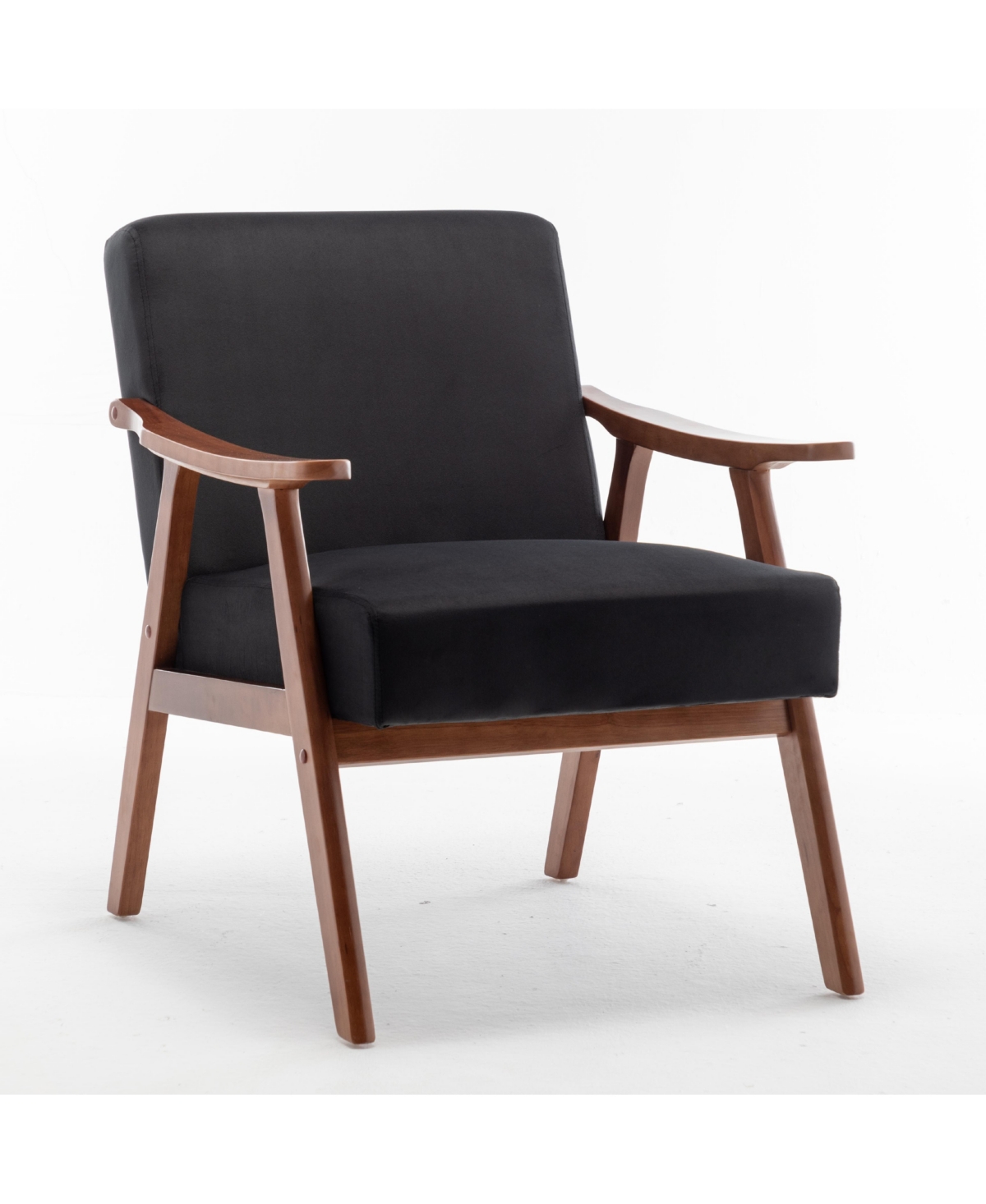 Click here for Clihome Mid-Century Modern Velvet Accent Chair wit... prices