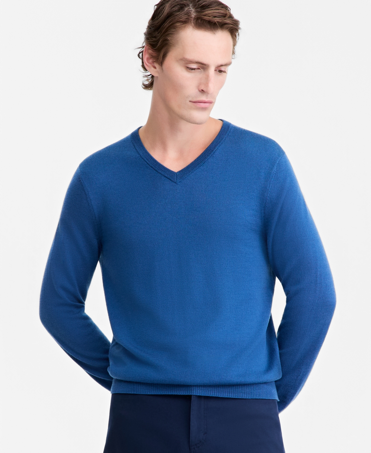 Click here for Alfani Mens Merino Wool V-Neck Sweater  Macys Excl... prices