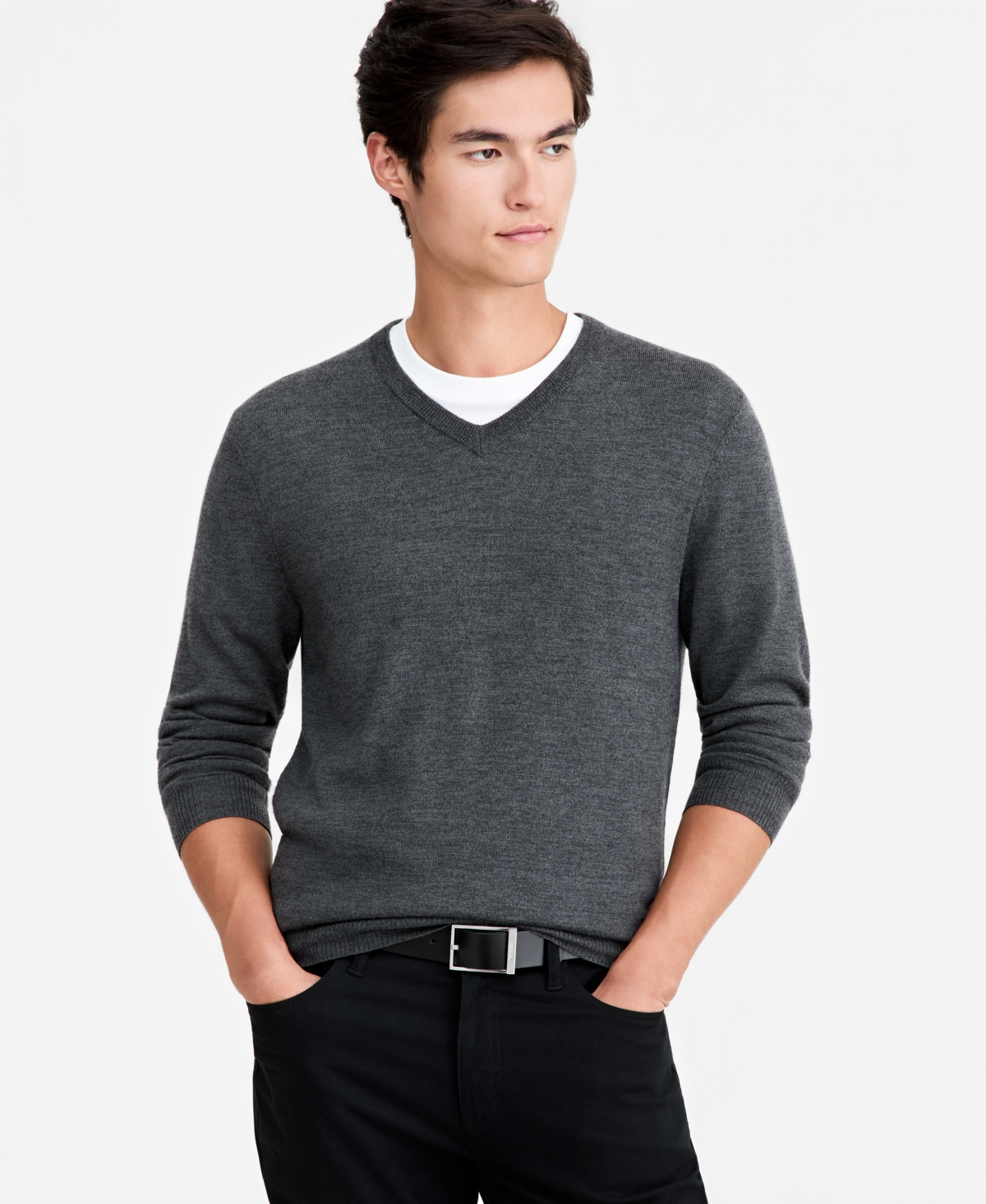 Click here for Alfani Mens Merino Wool V-Neck Sweater  Macys Excl... prices