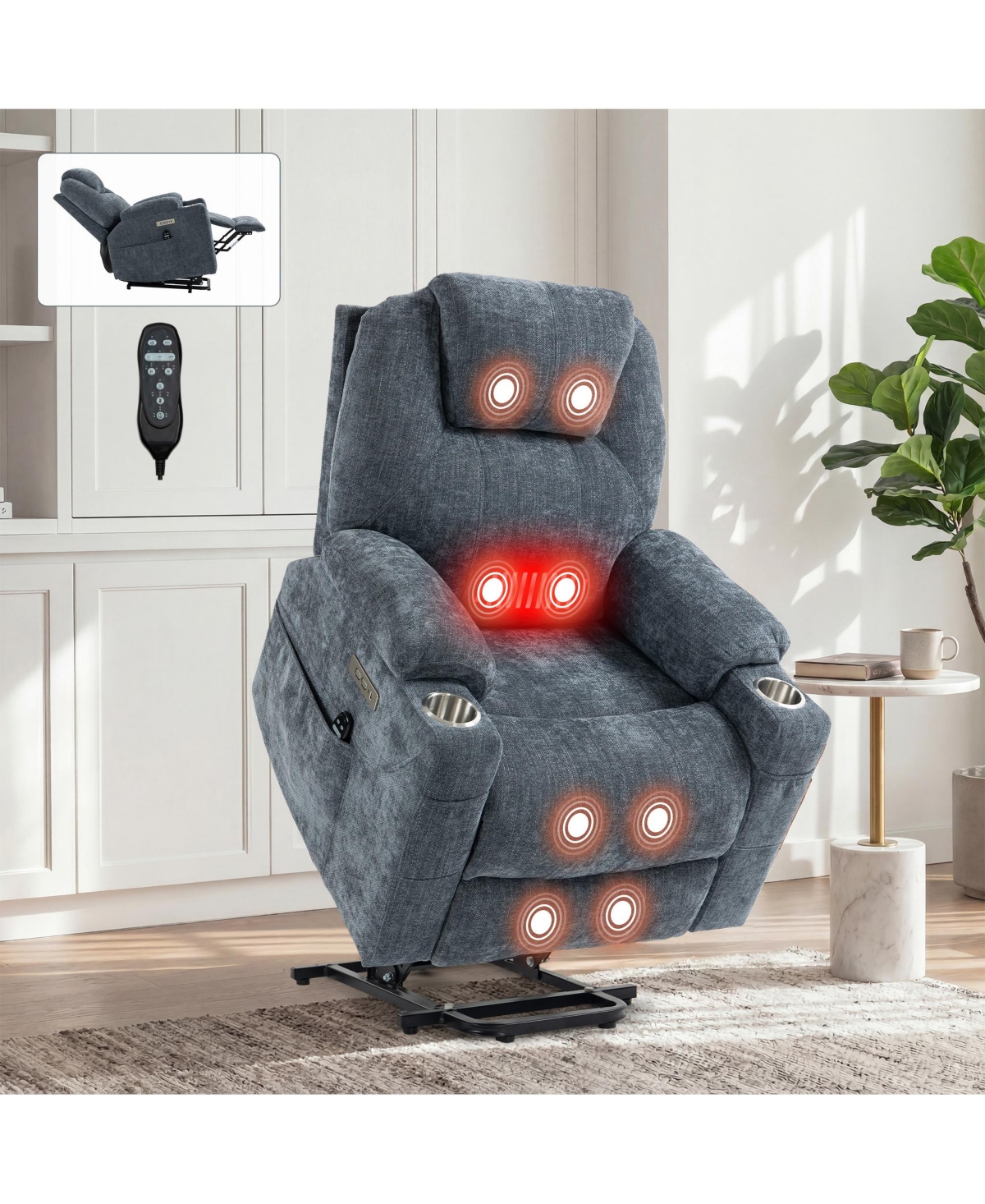 Click here for Boyel Living Up to 350 Lbs Power Lift Recliner Cha... prices