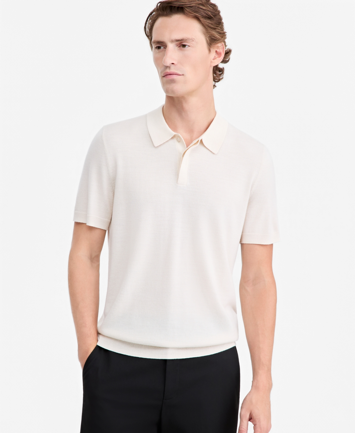 Click here for Alfani Mens Merino Wool-Blend Regular-Fit Polo Shi... prices