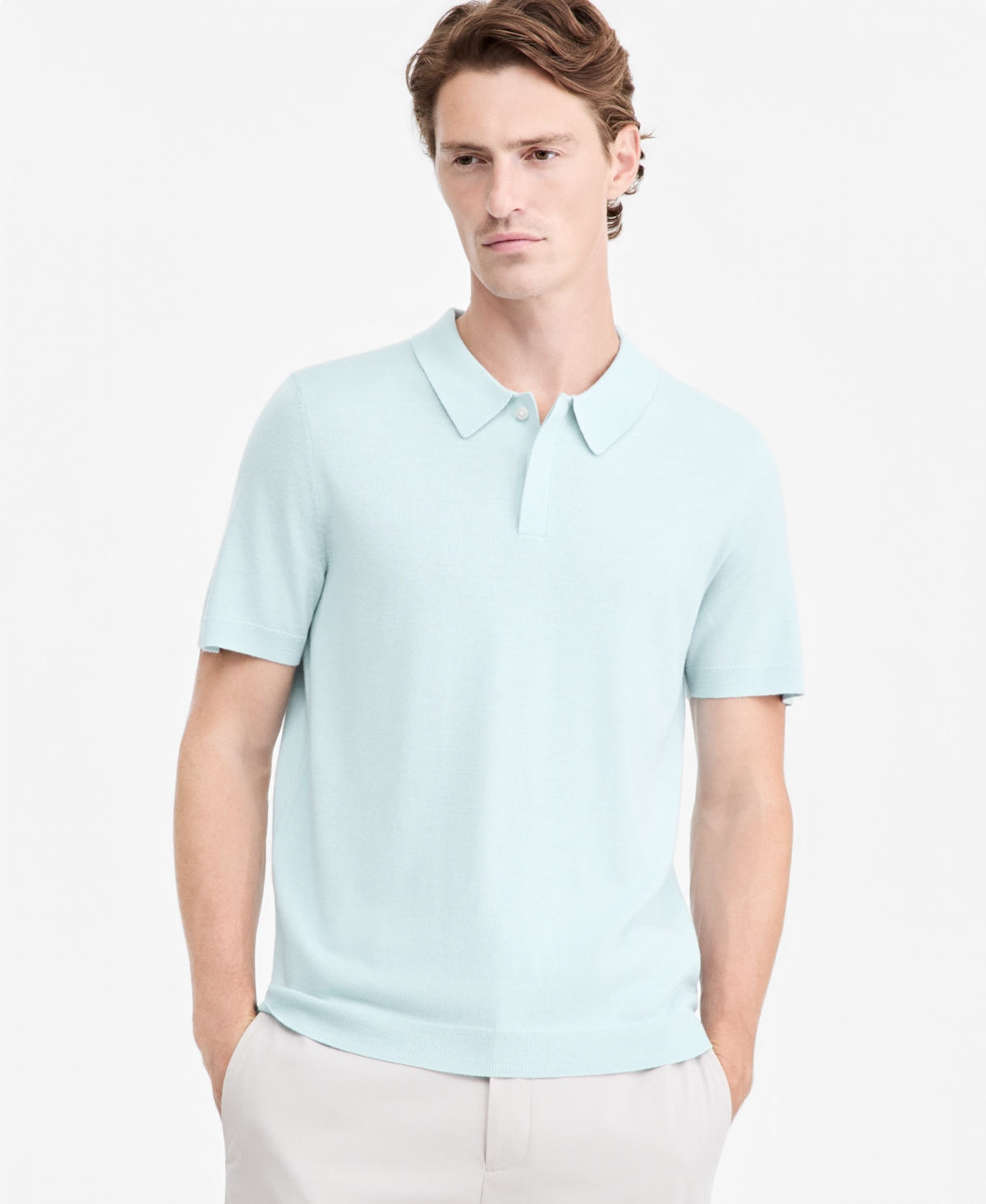 Click here for Alfani Mens Merino Wool-Blend Regular-Fit Polo Shi... prices