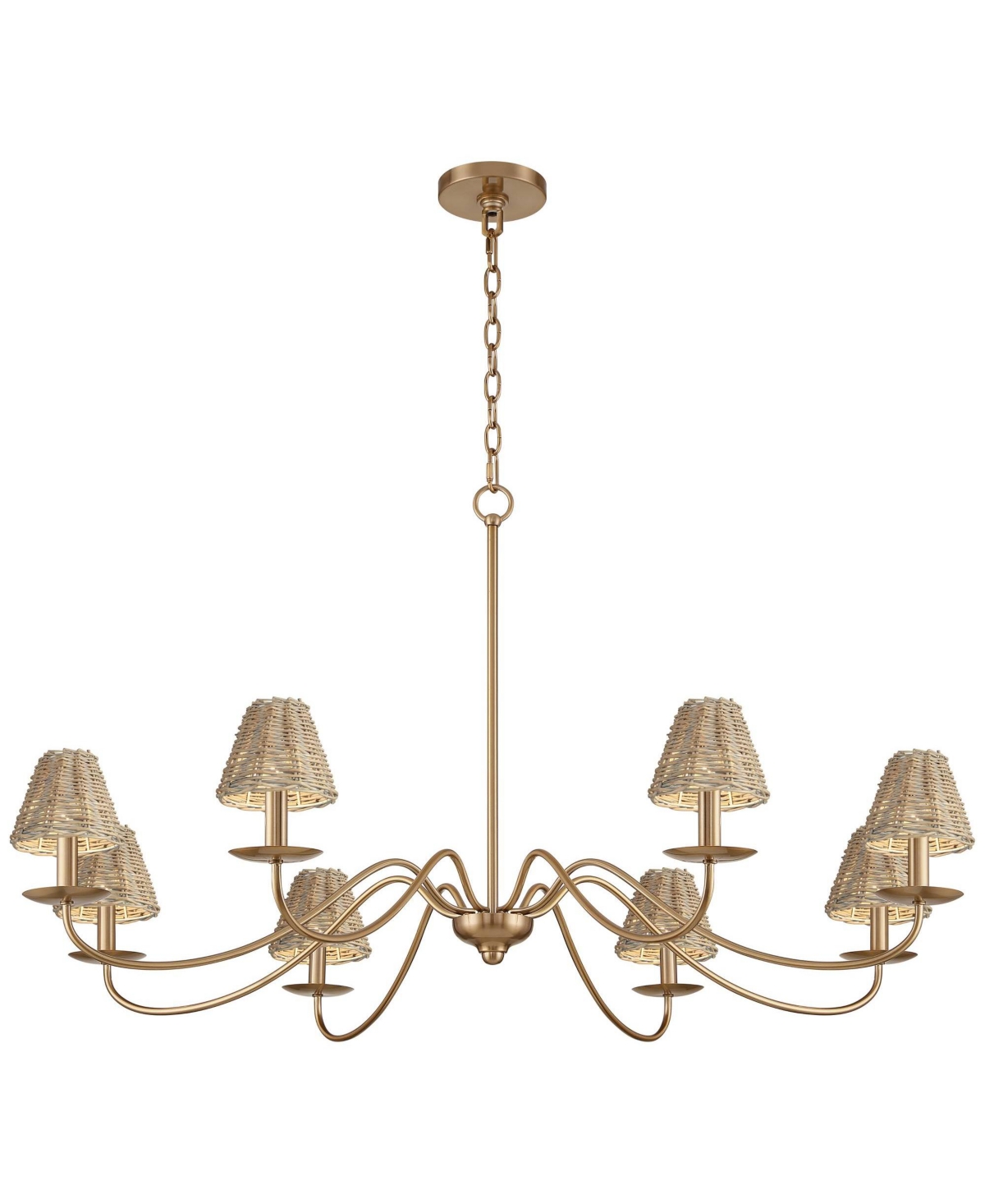 Click here for Franklin Iron Works Marinec 42inch Wide Soft Gold... prices