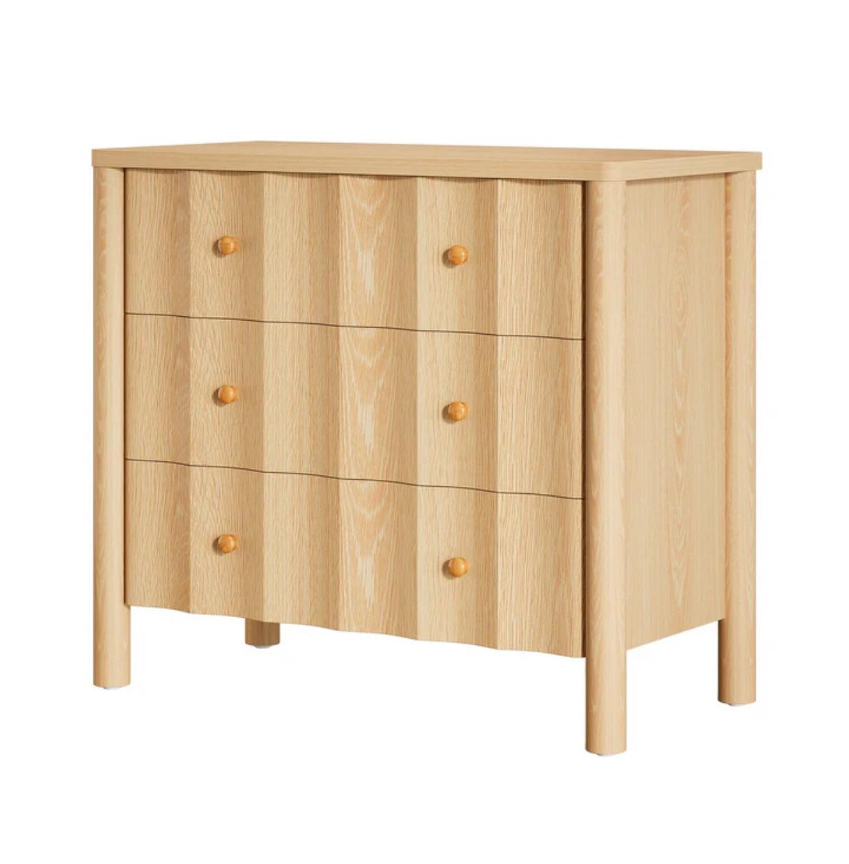 Click here for Slickblue Modern Bedside Nightstand with 3 Drawers... prices