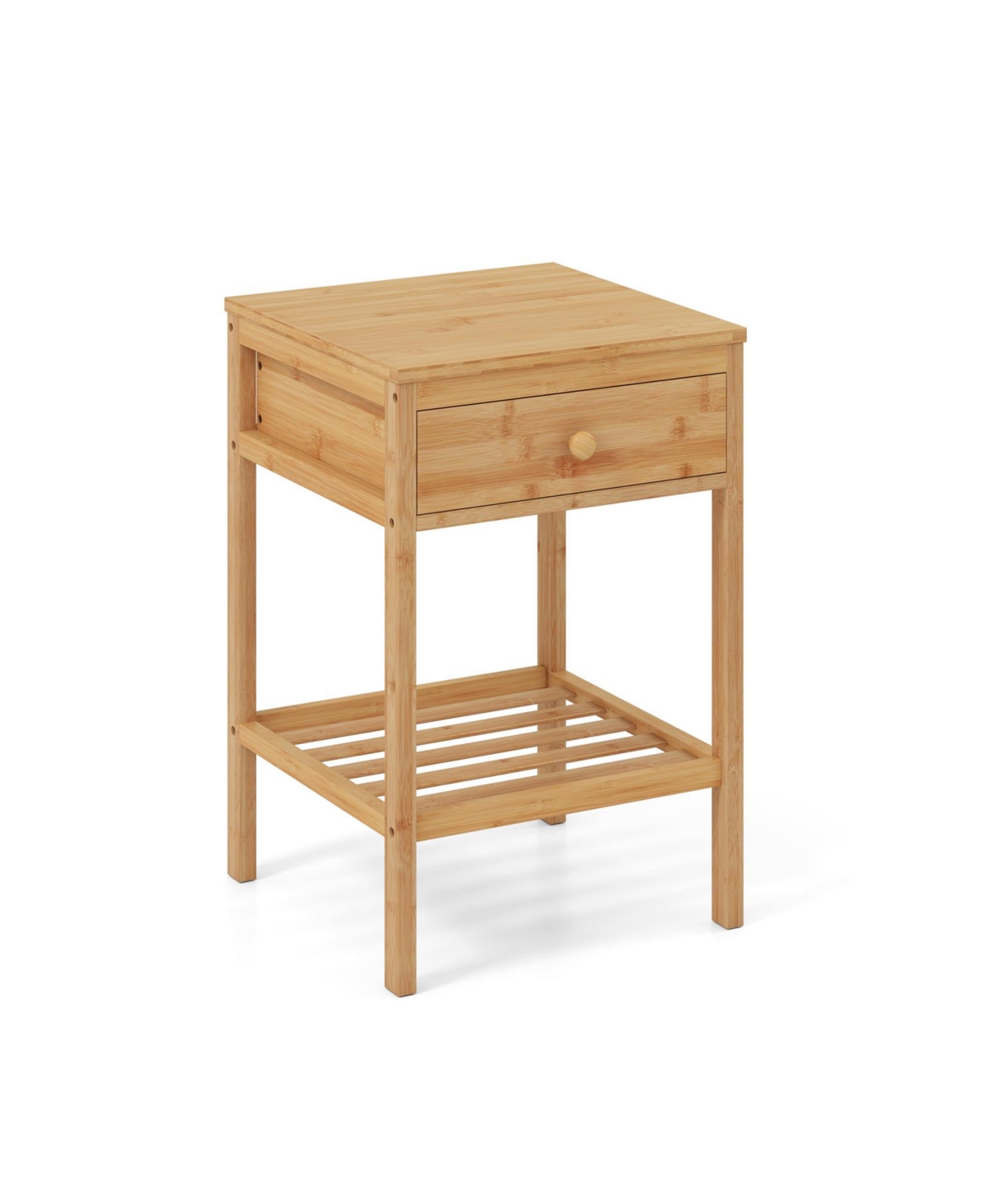 Click here for Slickblue Wicker Nightstand with Drawer and Shelf... prices