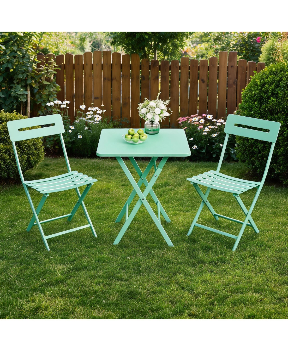 Click here for GarveeLife 3-Piece Folding Bistro Set for Patio  B... prices
