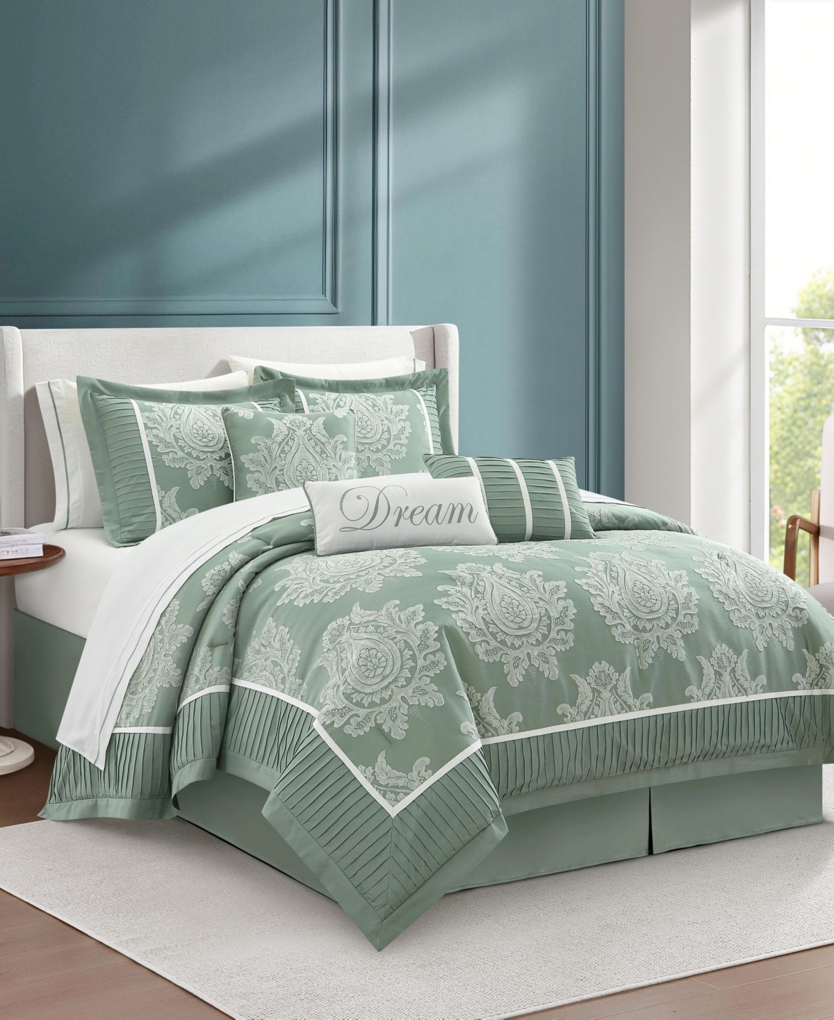 Click here for Stratford Park Therese Damask 15-Piece Comforter S... prices