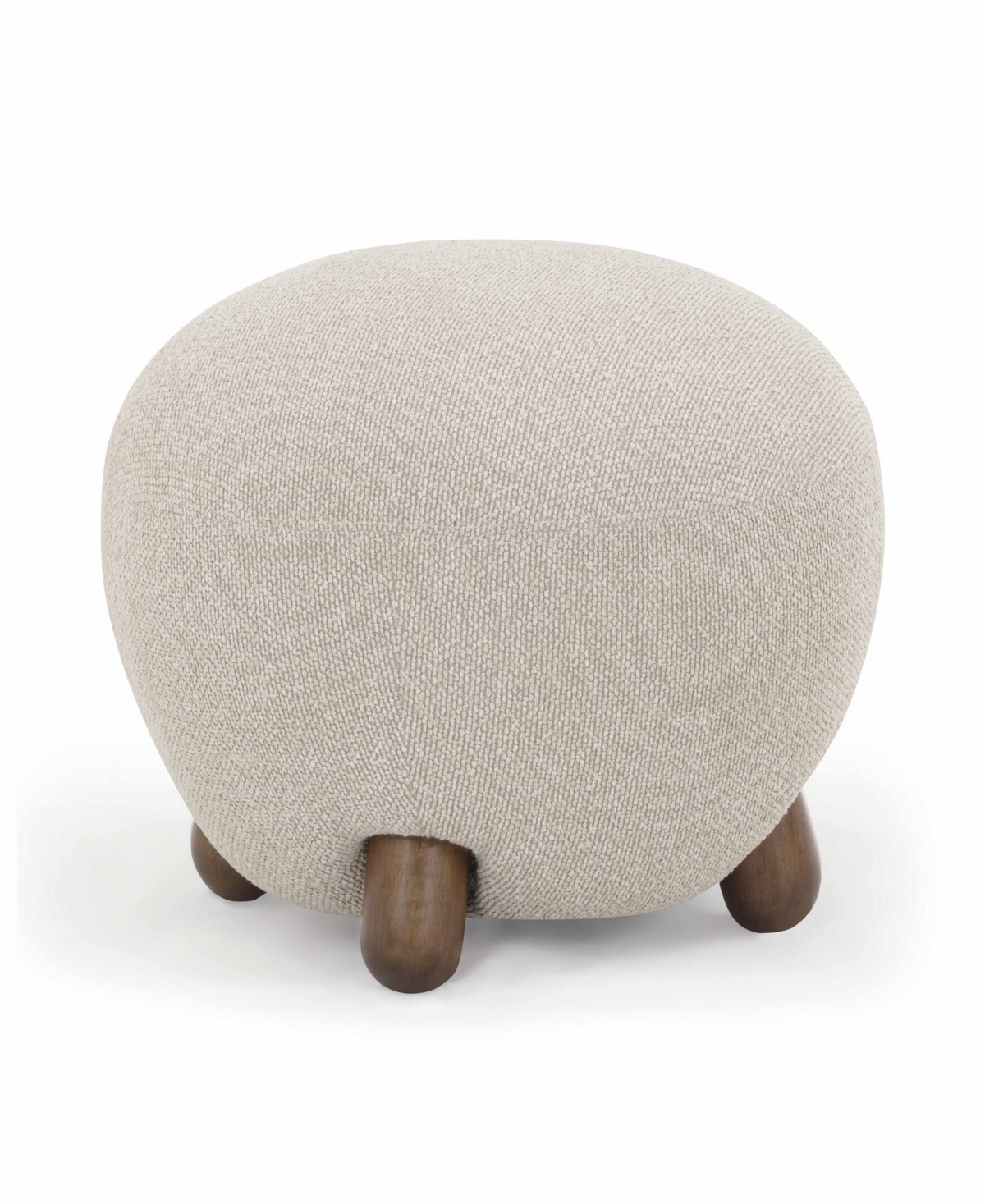 Click here for Tov Furniture Pucker 16.5 Boucle Ottoman - Warm Gr... prices